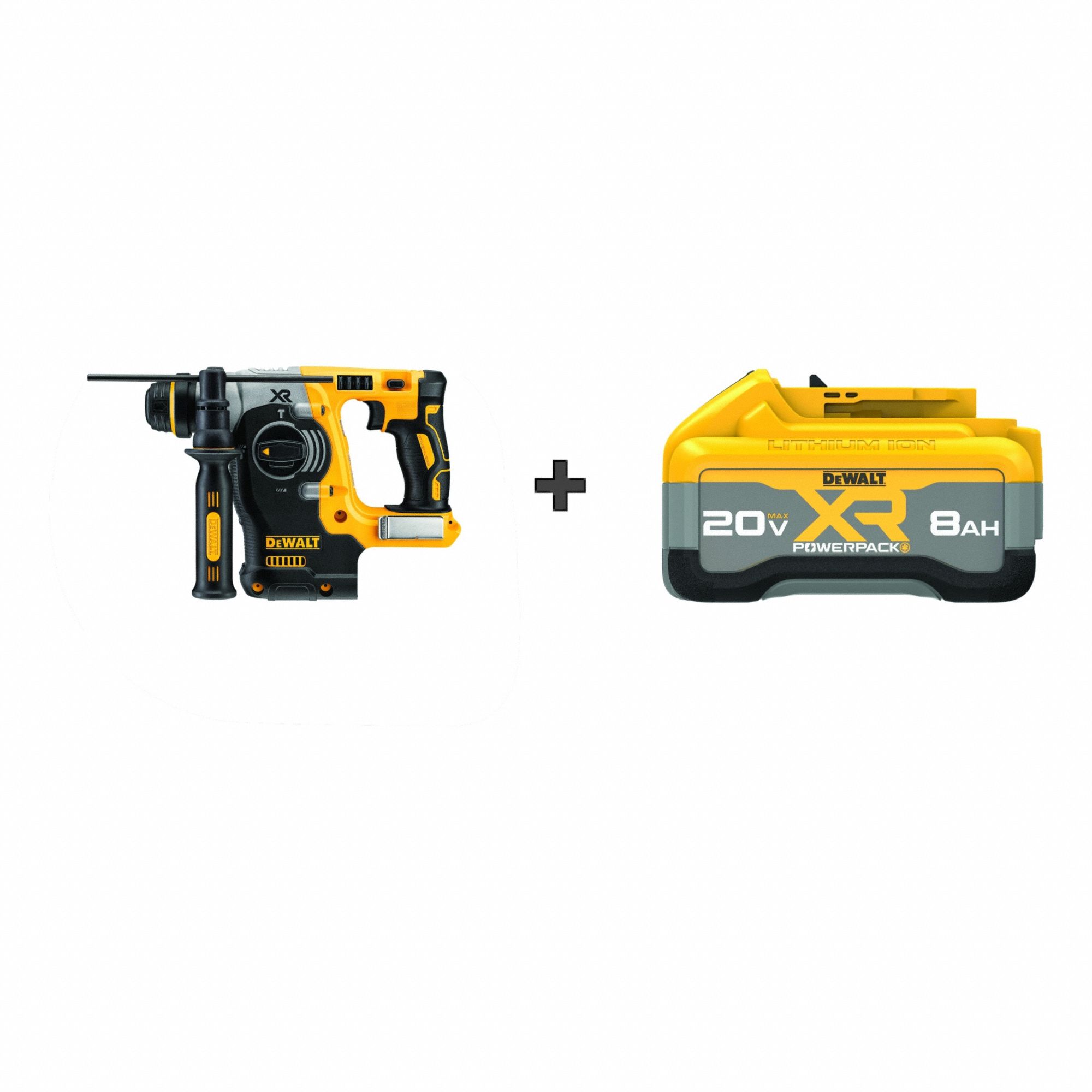 Rotary Hammer Kit - 436GK9|DCH273B/DCB2108 - Grainger