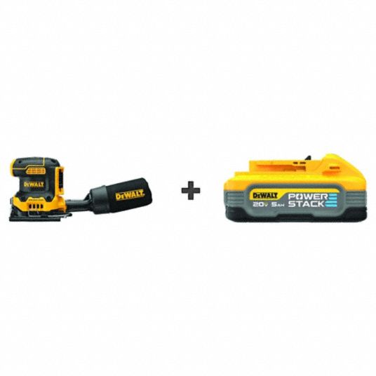 DEWALT, 20V MAX, Battery Included, Cordless Sheet Sander w/ BONUS ...