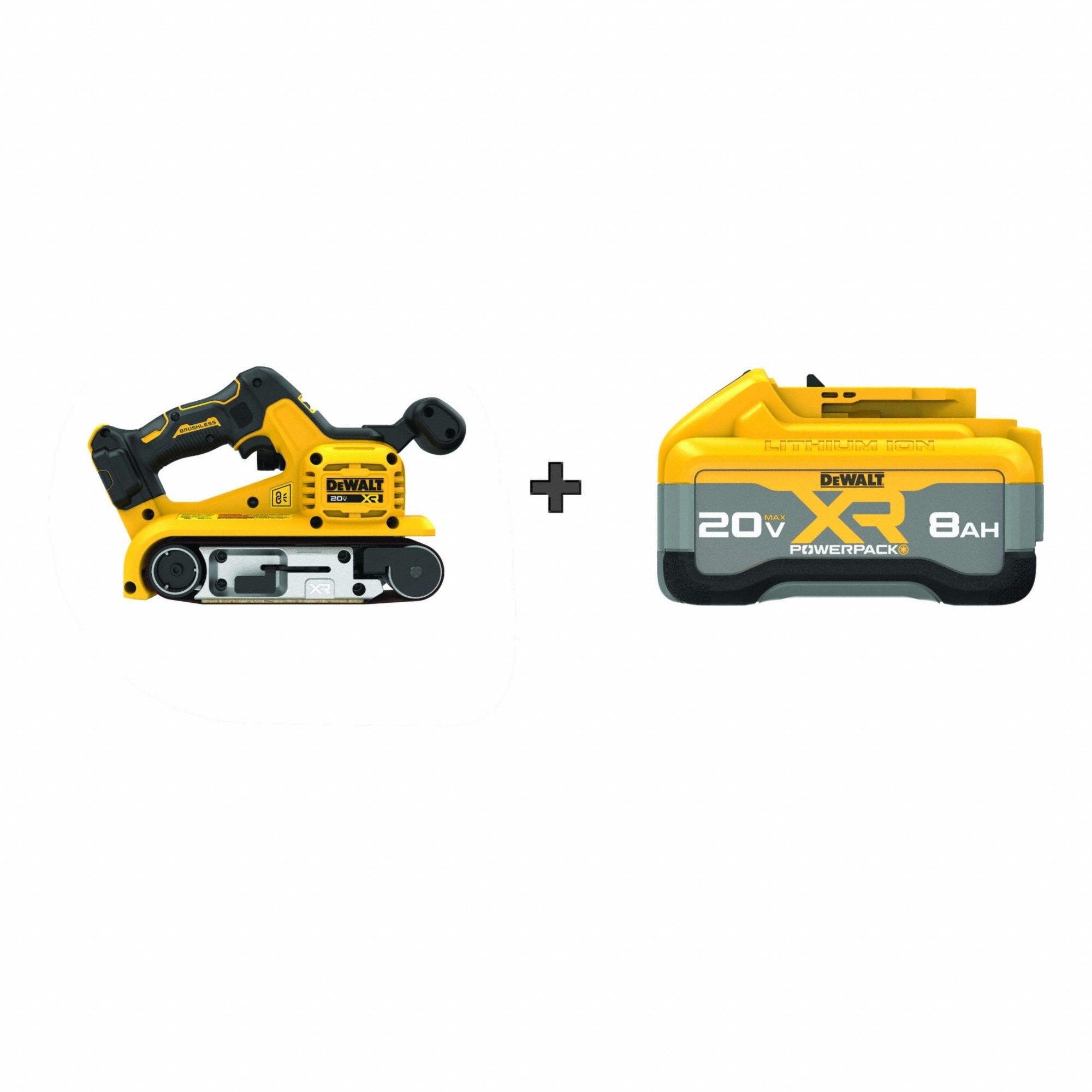 Cordless Belt Sander Kit - 426XX5|DCW220B/DCB2108 - Grainger