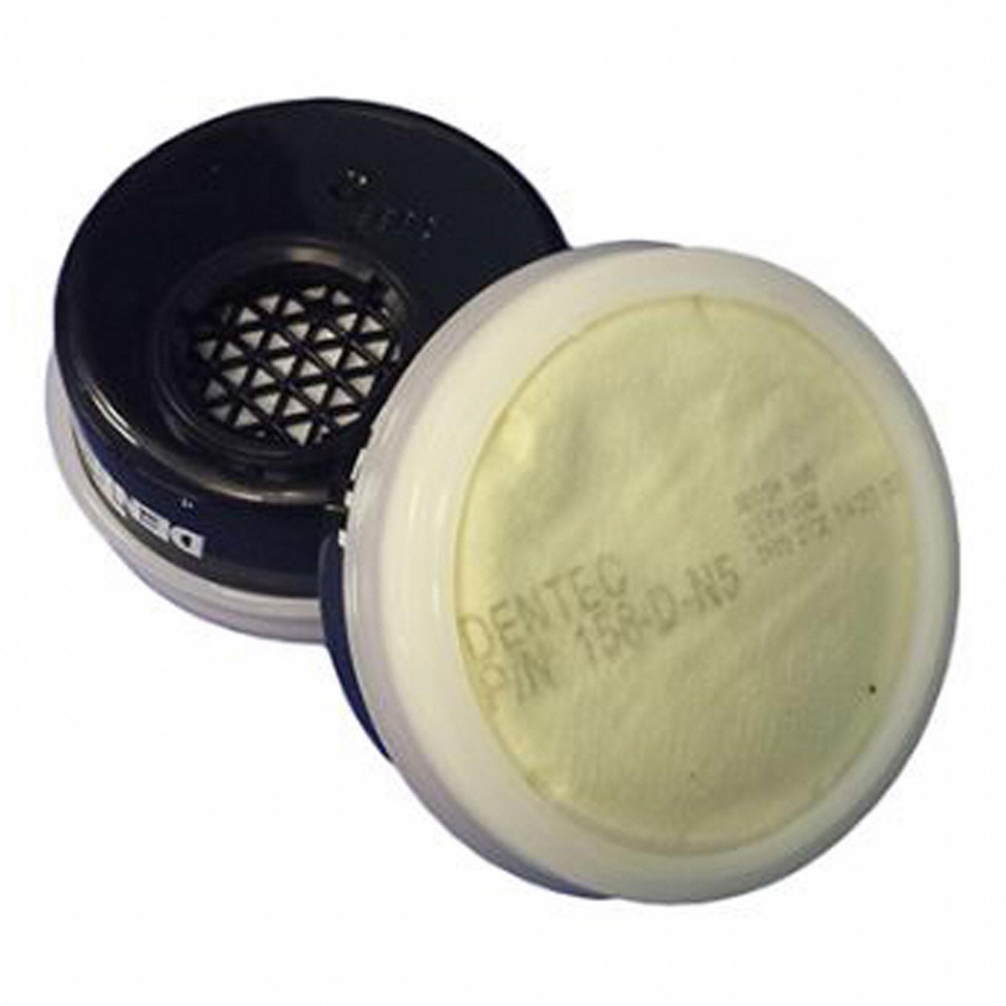 DENTEC CARTRIDGE N95 PREFILTER/RETAINER, OV, BLK/CREAM/ PLASTIC ...