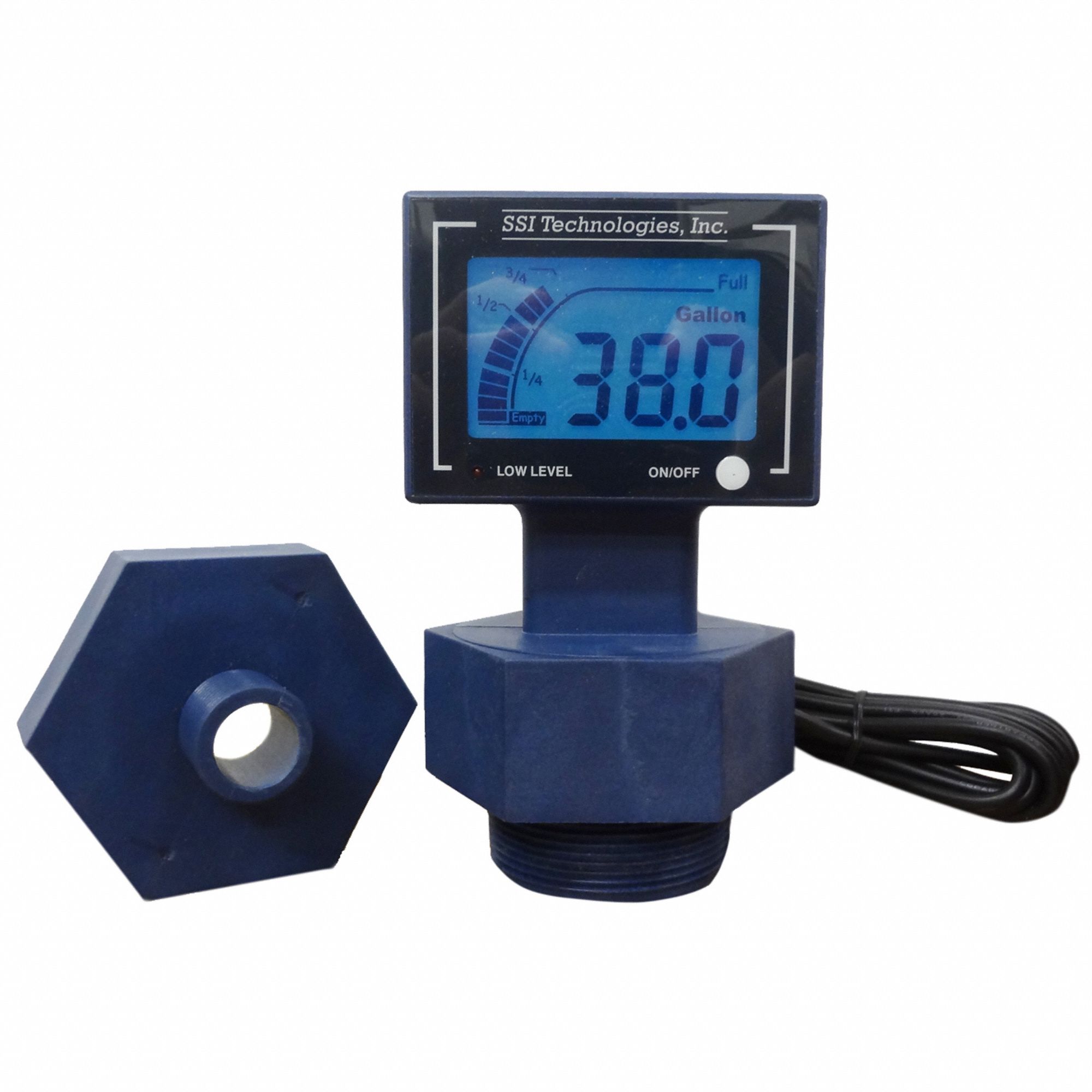 SSI Level Gauge: For 32 in Container Dp, 2 in, 18 to 26V DC, For Drums ...