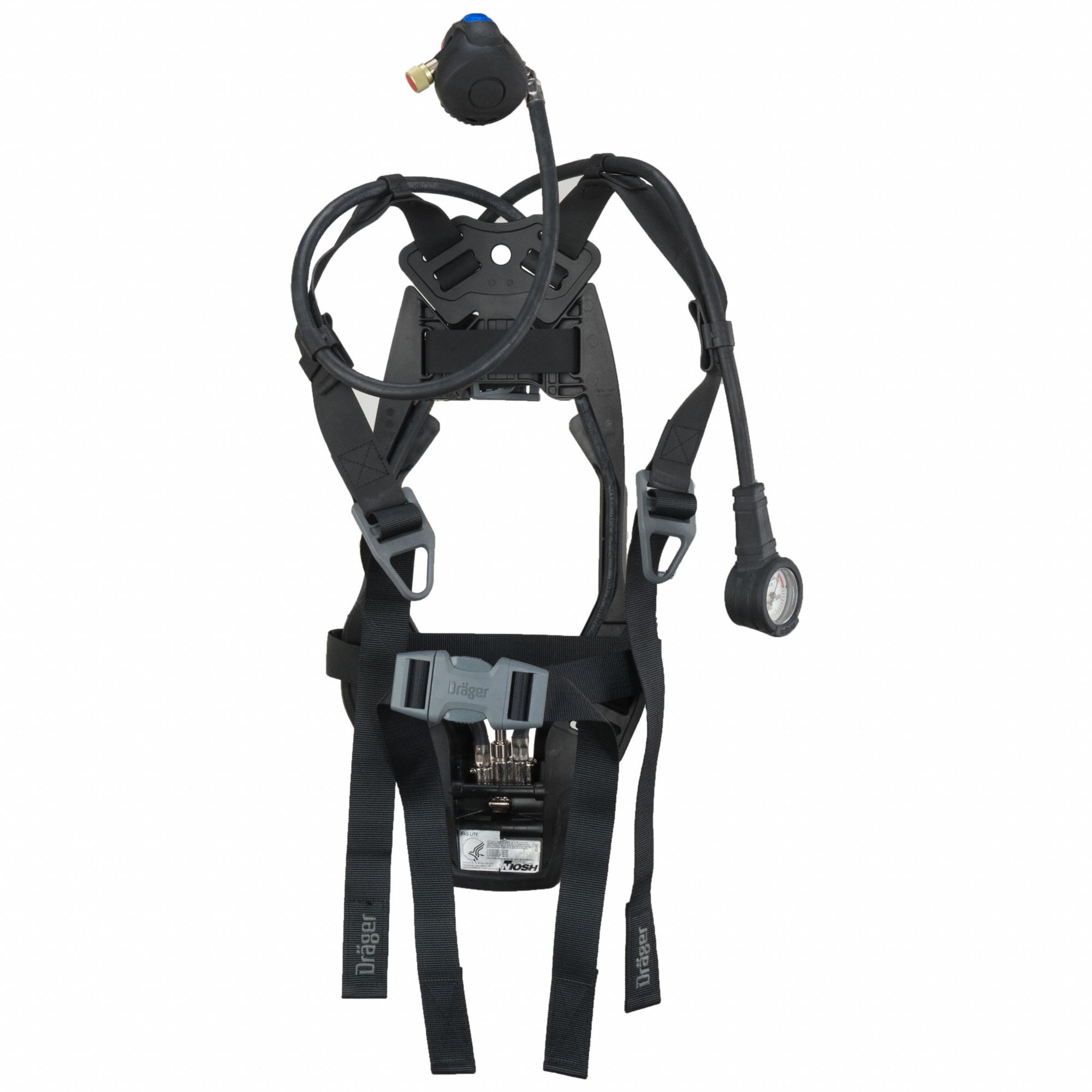 DRAEGER SELF-CONTAINED BREATHING APPARATUS, NIOSH, HIGH-PRESSURE, 4500 ...