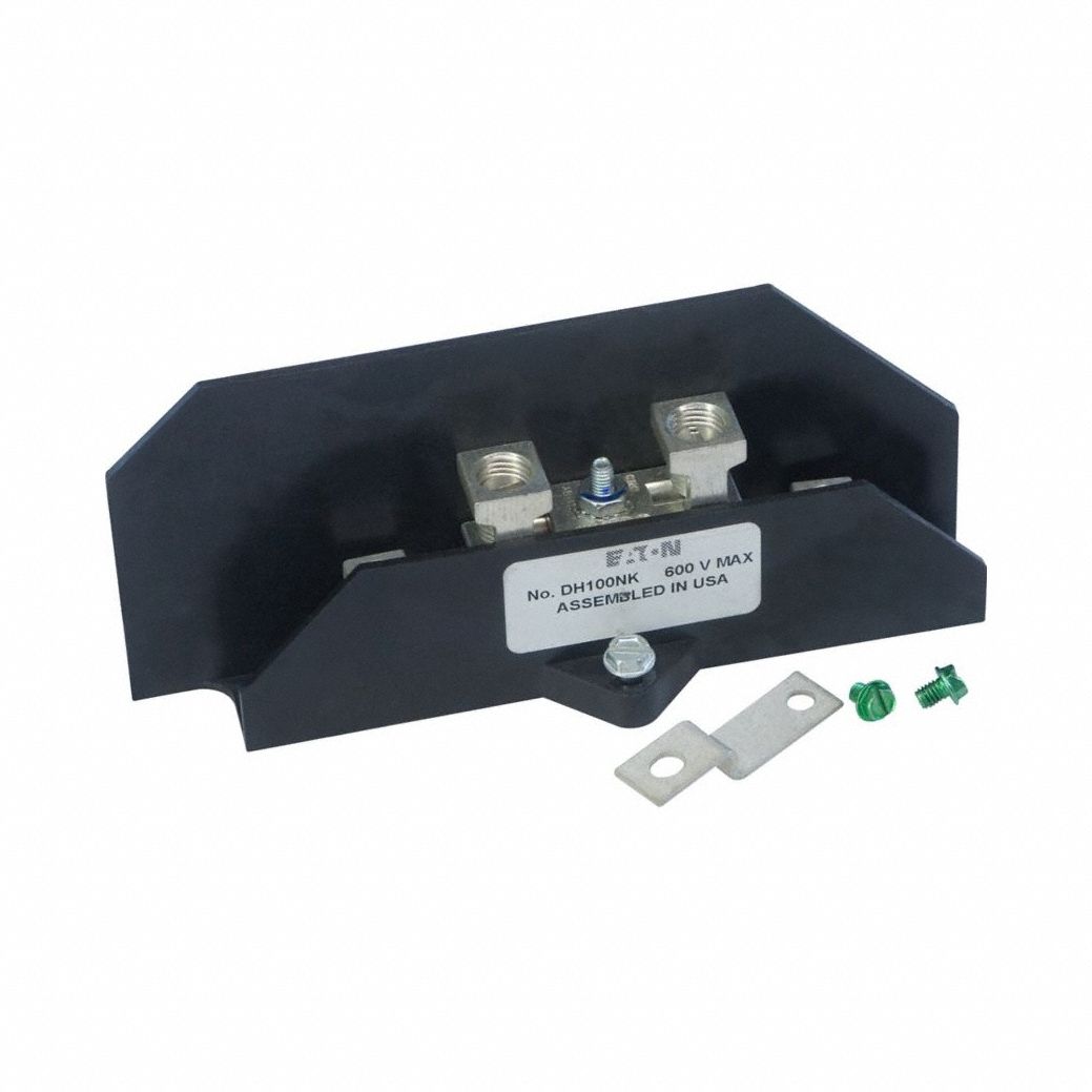 EATON, 600V AC, 100 A Current Rating, Neutral Assembly - 32UJ75|DH100NK ...