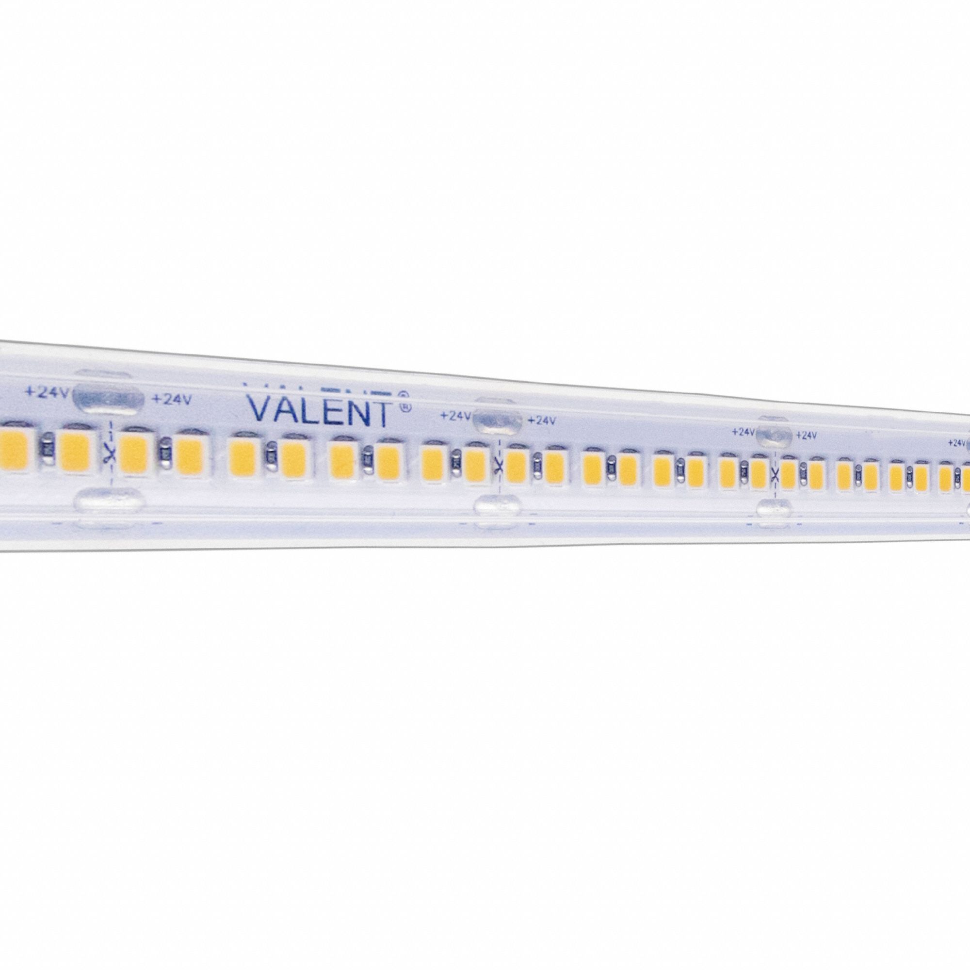 White, Top Bend, LED Tape Light - 820ER9|DI-24V-VL5-30-W100 - Grainger
