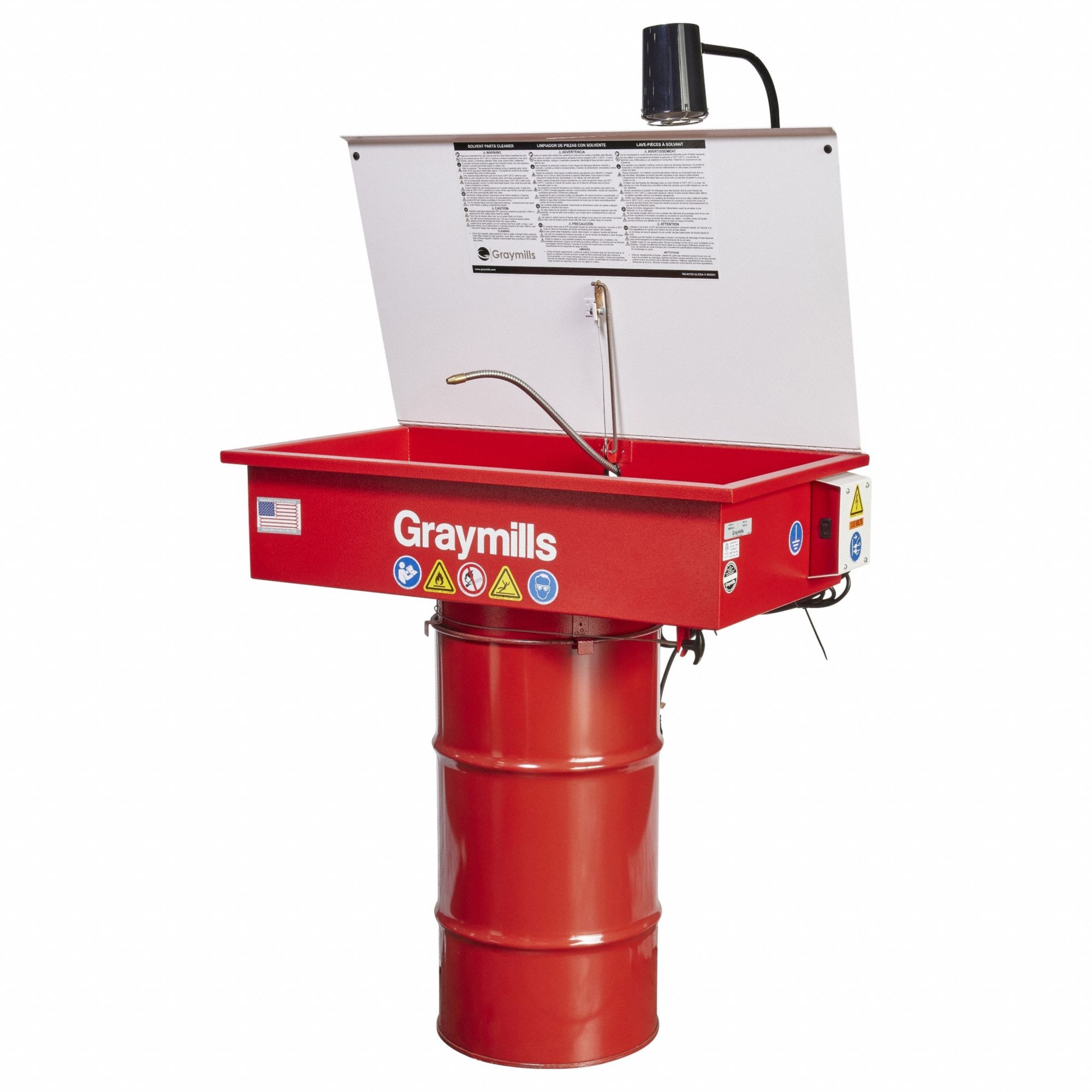 GRAYMILLS, For Solvent-Based Solution Base Type, Manual, Drum mount ...