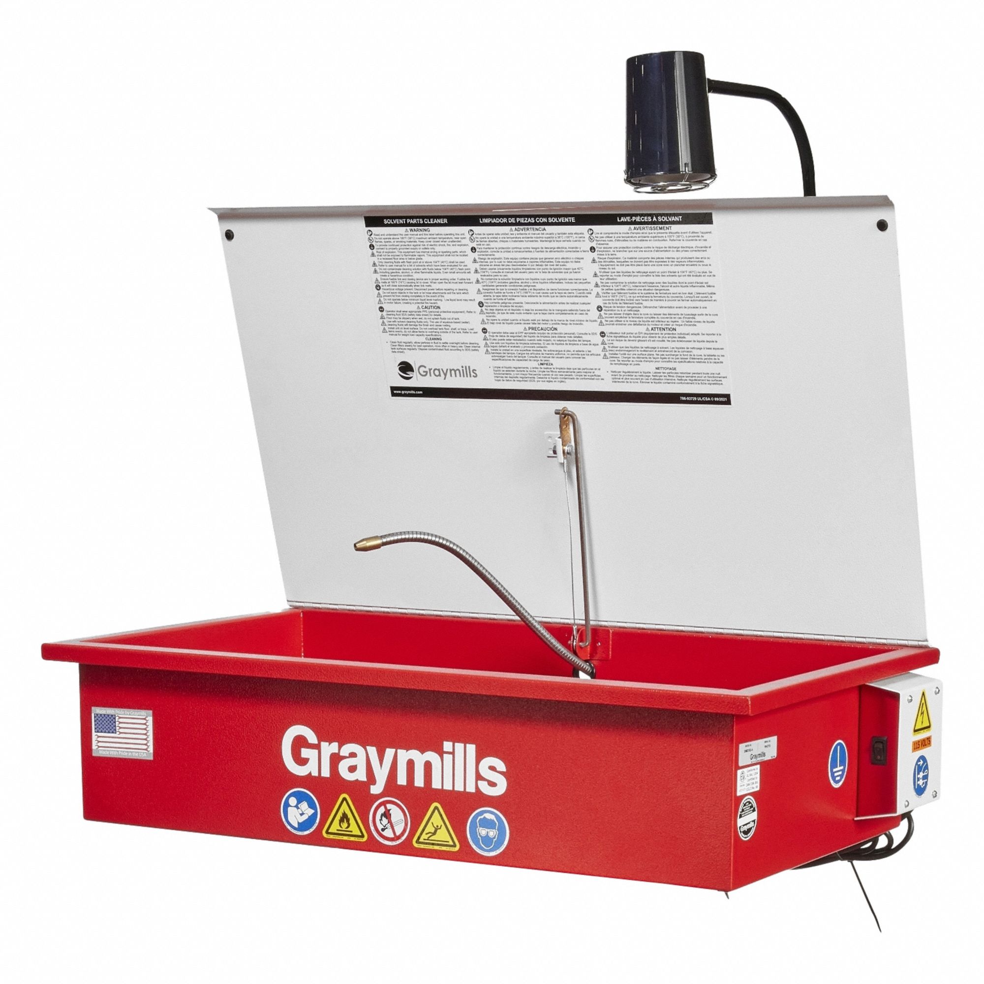 GRAYMILLS, For Solvent-Based Solution Base Type, Manual, Drum Mount ...