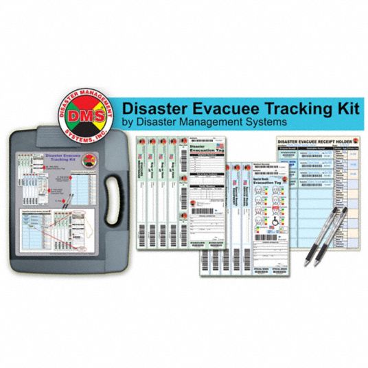 DISASTER MANAGEMENT SYSTEMS, 14 1/2 in Lg, Disaster Evacuee Tracking ...