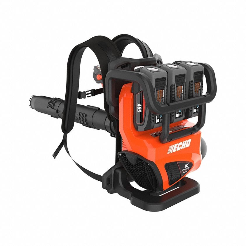 ECHO, Cordless, 795 cfm Max Air Flow, Battery-Powered Backpack Leaf ...