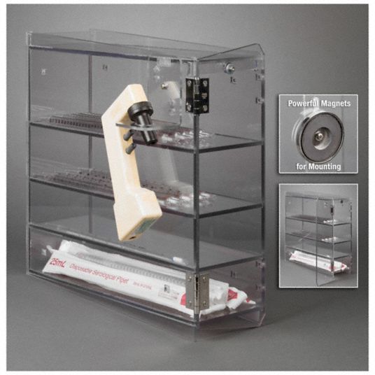 5 1/2 in Overall Wd, 16 1/4 in Overall Ht, Serological Pipette Holder ...