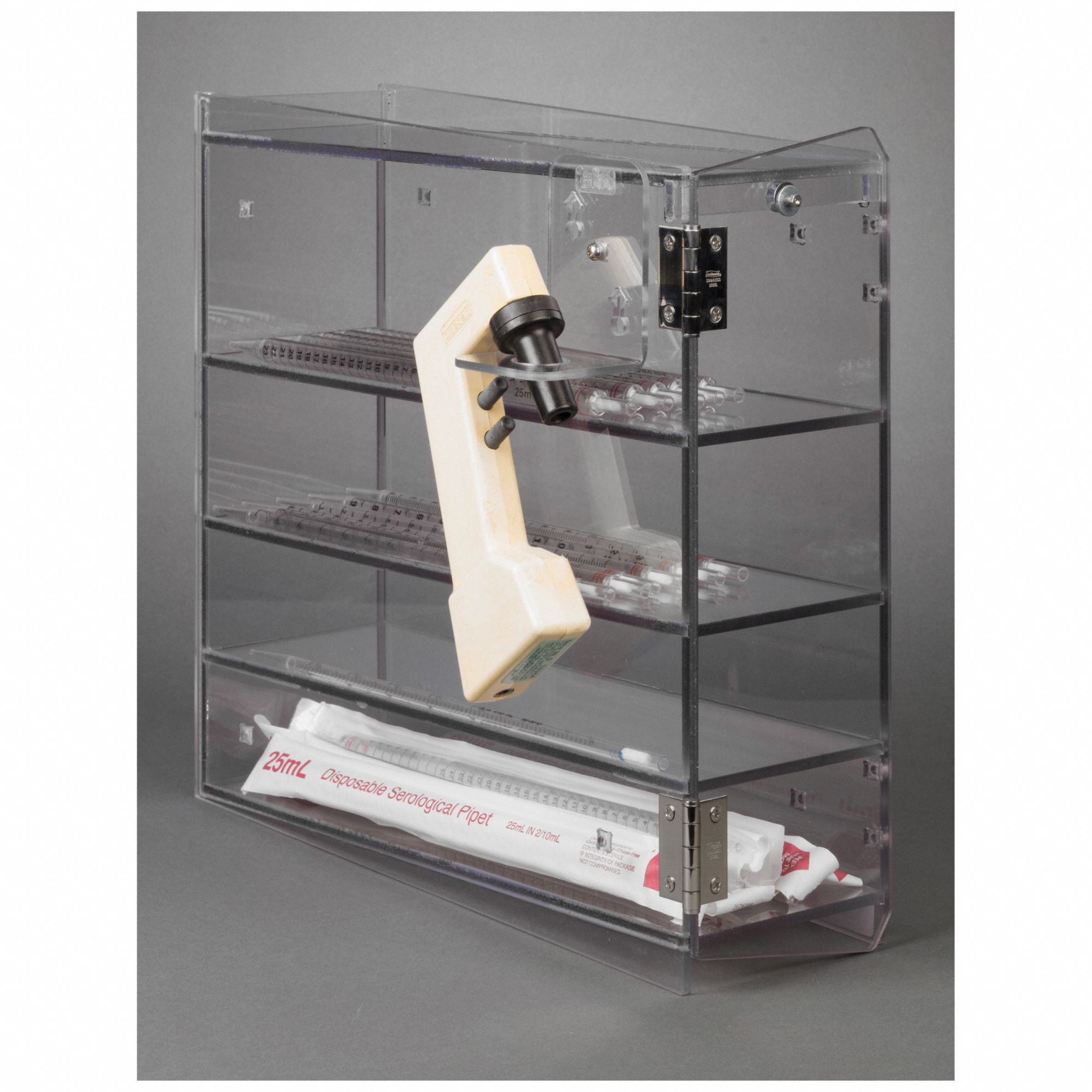 5 1/2 in Overall Wd, 16 1/4 in Overall Ht, Serological Pipette Holder ...