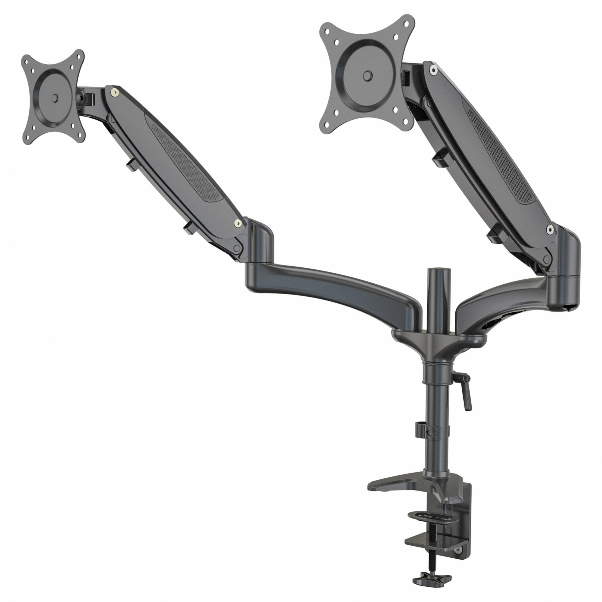 DOUBLESIGHT, Black, Aluminum, Dual Monitor Arm - 780TC9|DS-232S - Grainger