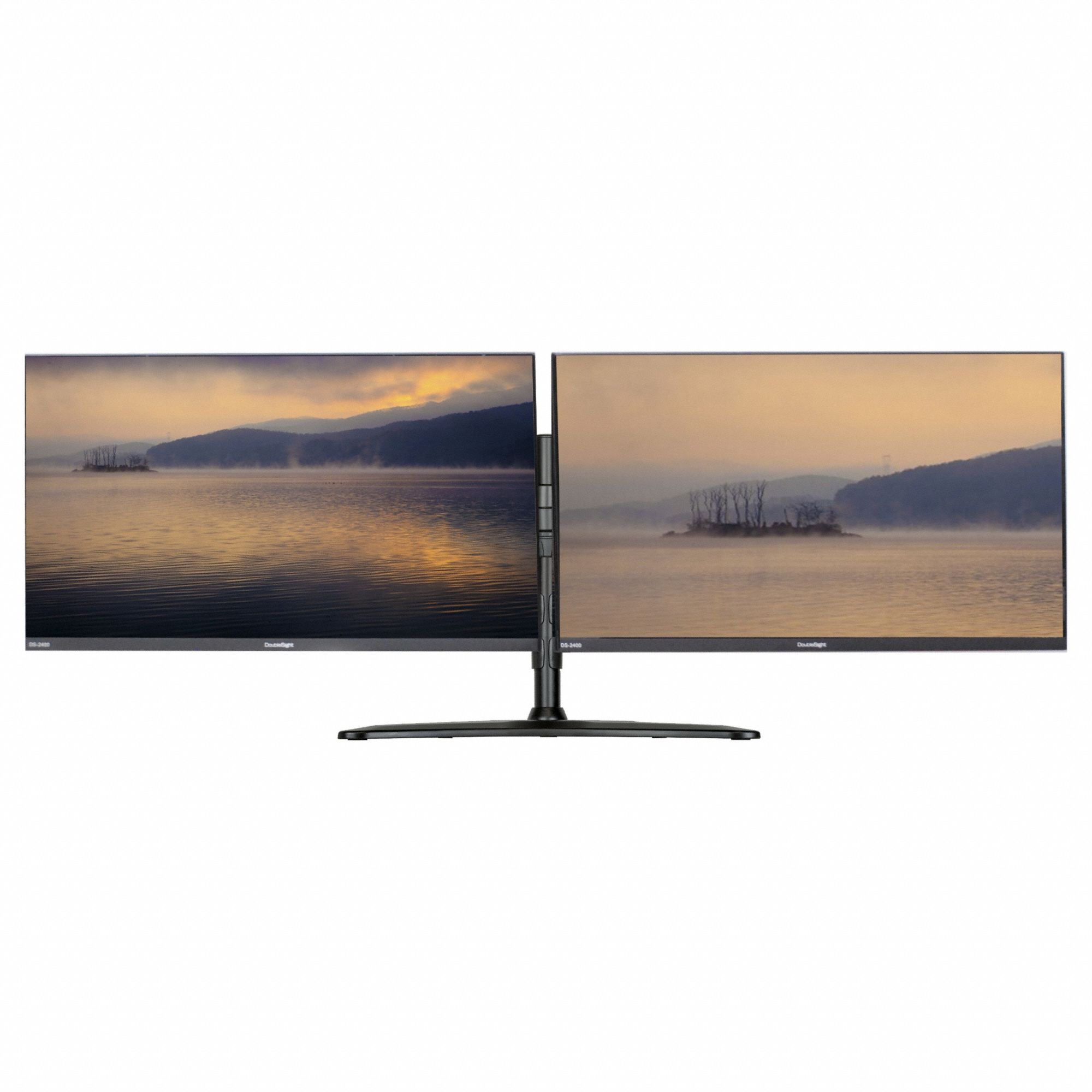 Dual Monitor w/ Stand,LCD,HDMI,1920x1080 - Grainger