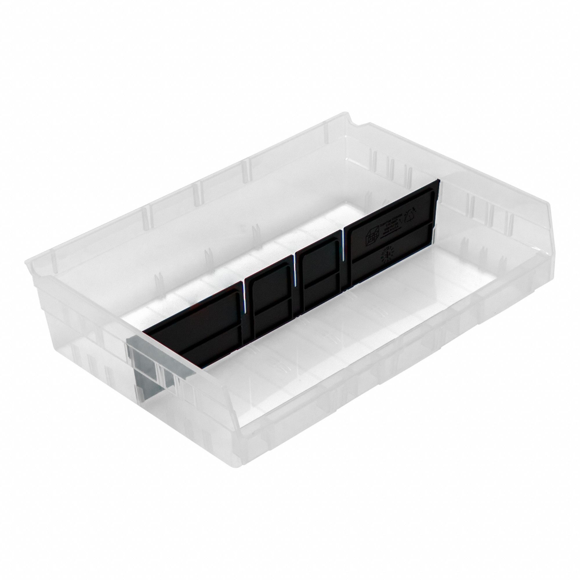 QUANTUM STORAGE SYSTEMS, 10 in x 4 in, 15 in Overall Wd, Long Bin ...