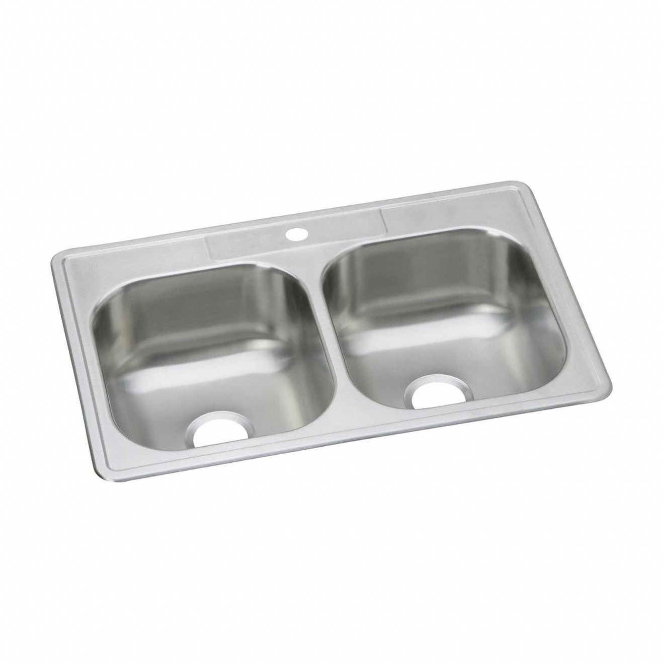 DAYTON, 33 in Overall Lg, 22 in Overall Wd, Sink - 877F35|877F35 - Grainger