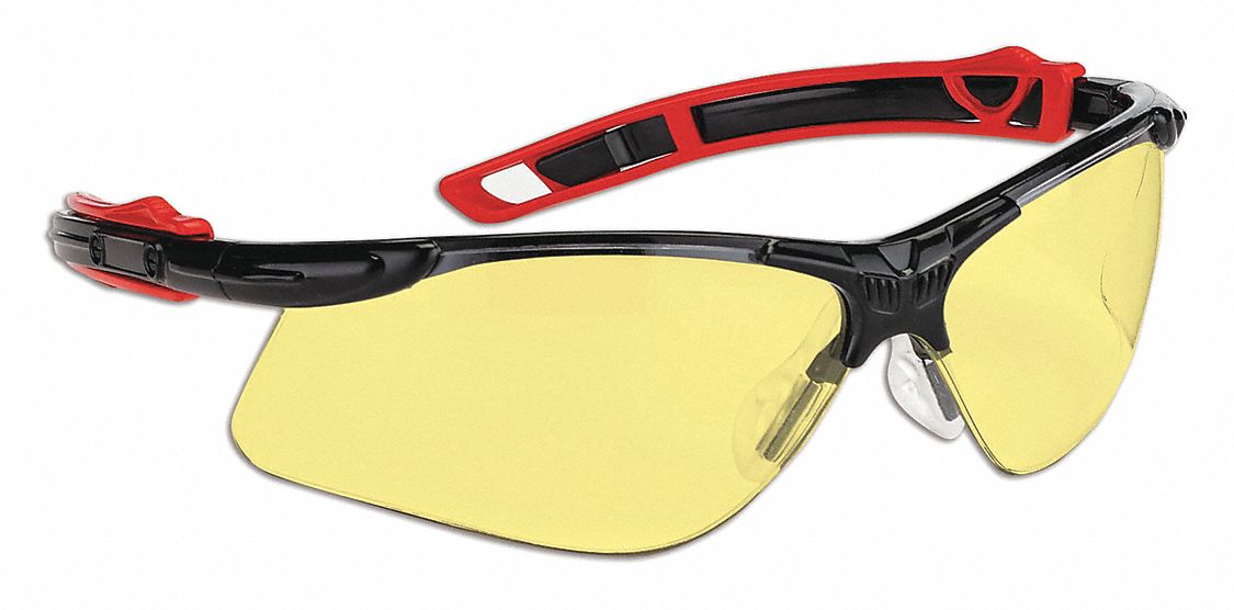 DYNAMIC UNISEX SAFETY GLASSES, TRADITIONAL HALF-FRAME, SPIDER, CSA/ANSI ...