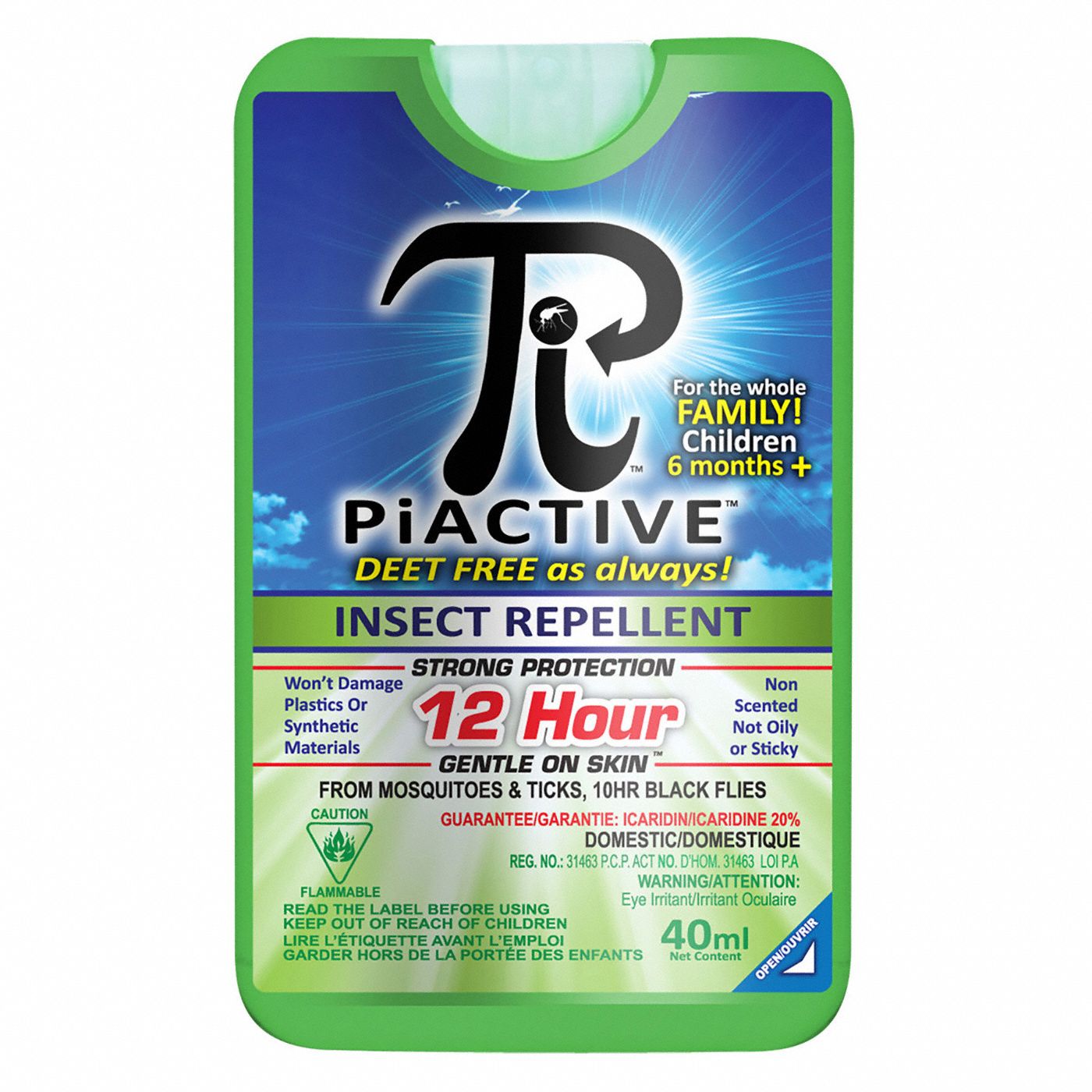 PIACTIVE Insect Repellent,Pump Spray,40 ml Size - 1006741 - DSIFAMS0027 ...