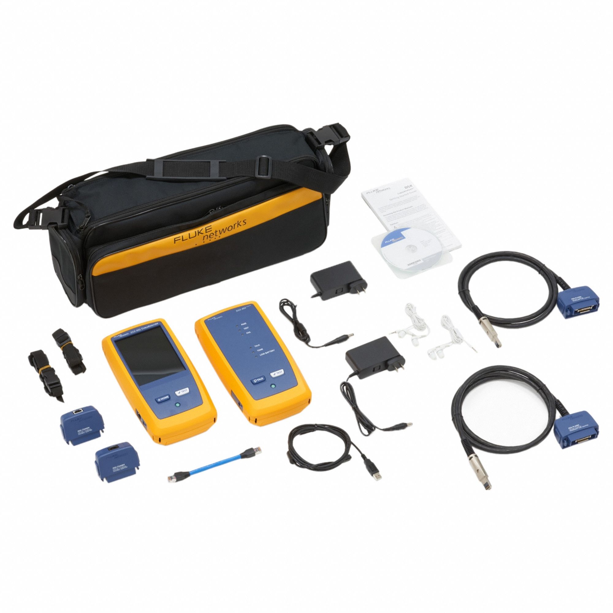 FLUKE NETWORKS, DSX-602 CableAnalyzer, Pro Kit with Permanent Link ...