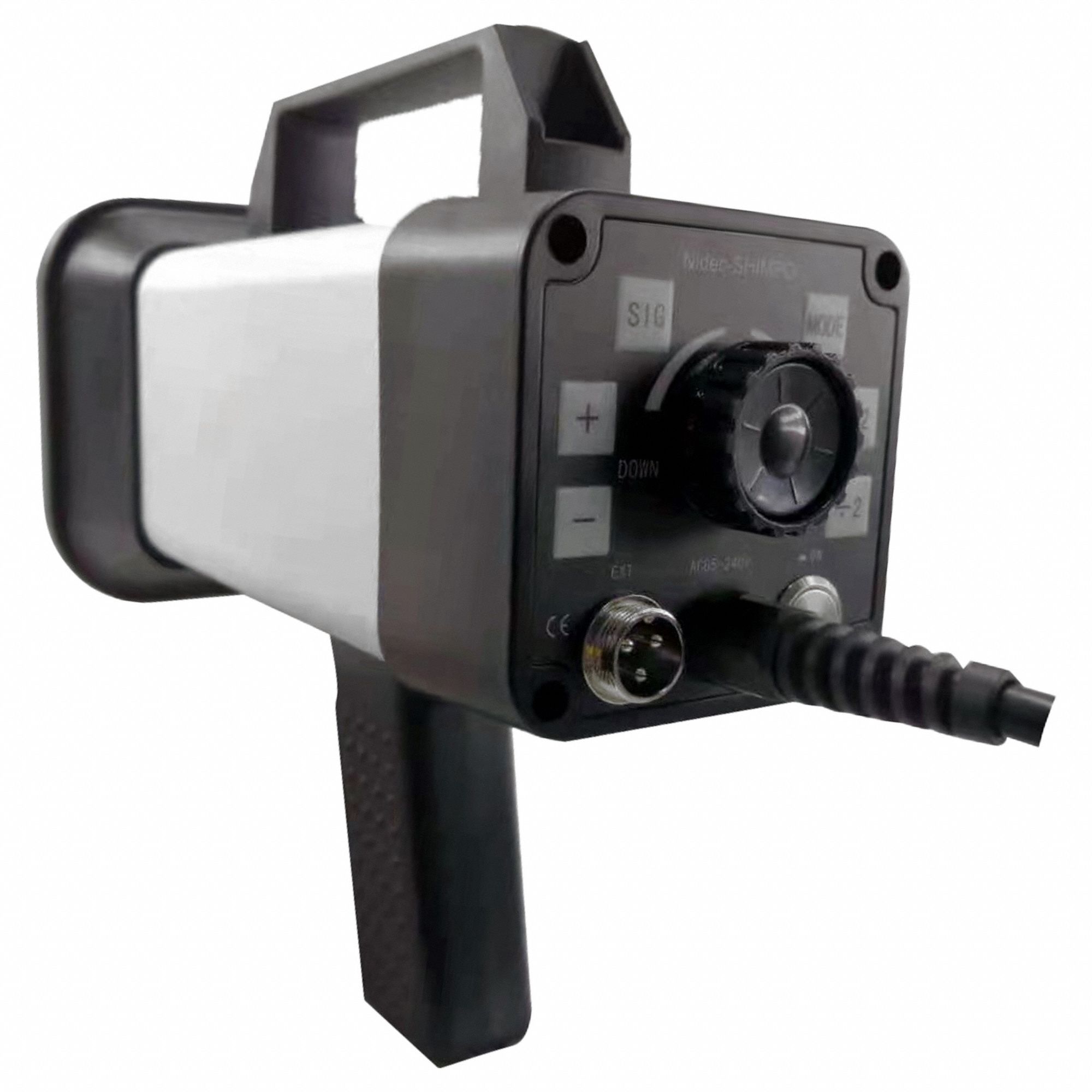 SHIMPO, 0.1 fpm (60 to 6,000 fpm)/1 fpm (6,001 to 12,000 fpm), LED, Xenon Light Stroboscope ...