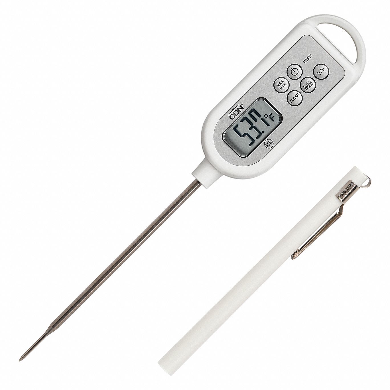 CDN, Commercial Dishwashers/Food Safety, LCD, Dishwasher Thermometer ...