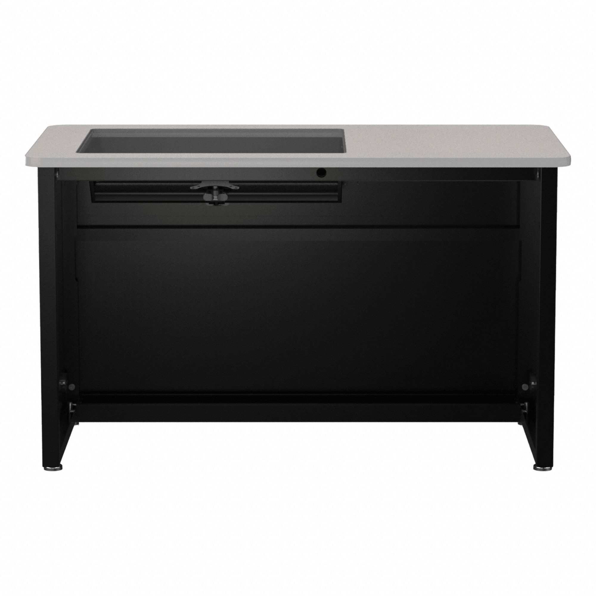 VERSADESK, Wood, Gray Matrix, Computer Desk - 875M48|DV4824-BG - Grainger