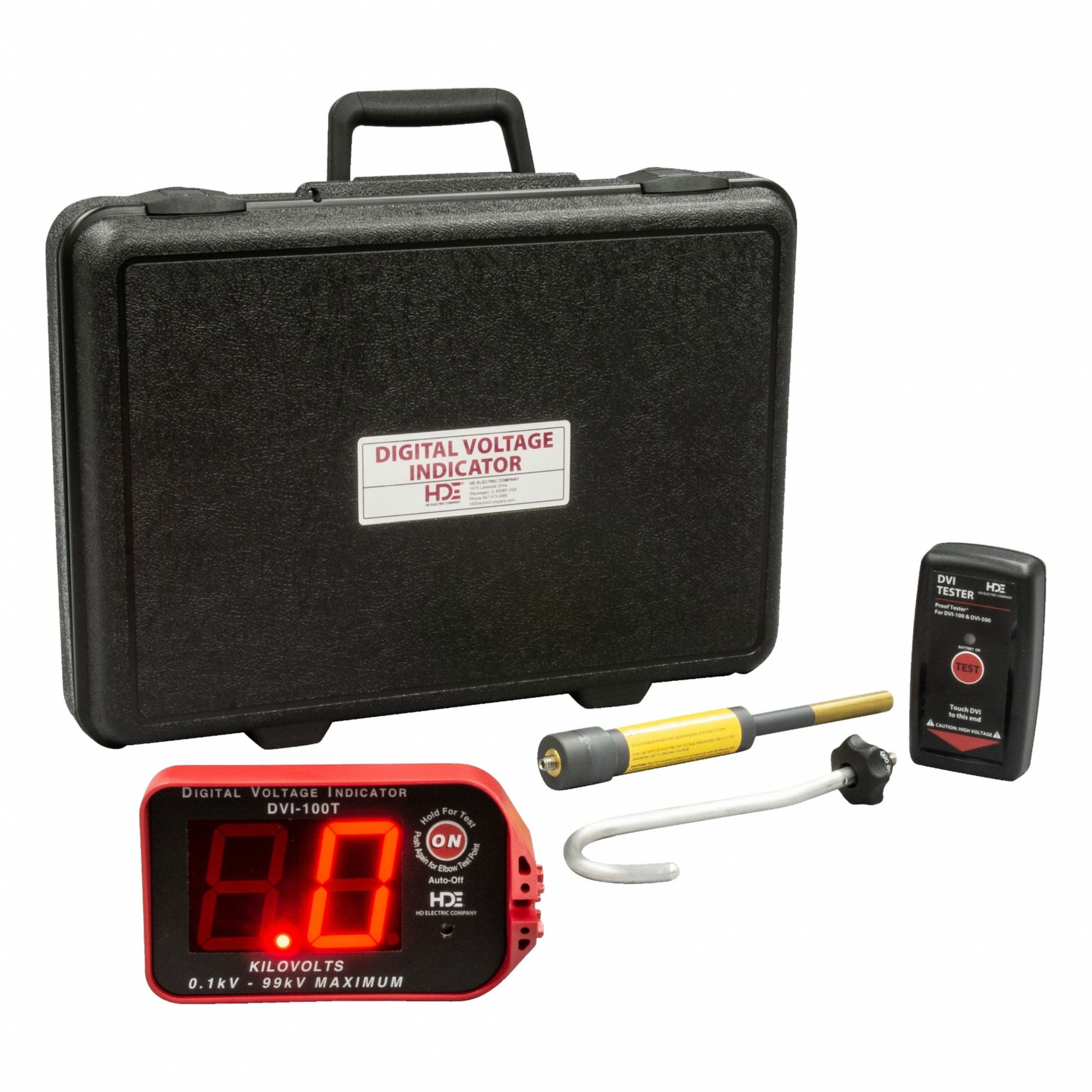 Digital Voltage Indicator, 100kV - Grainger