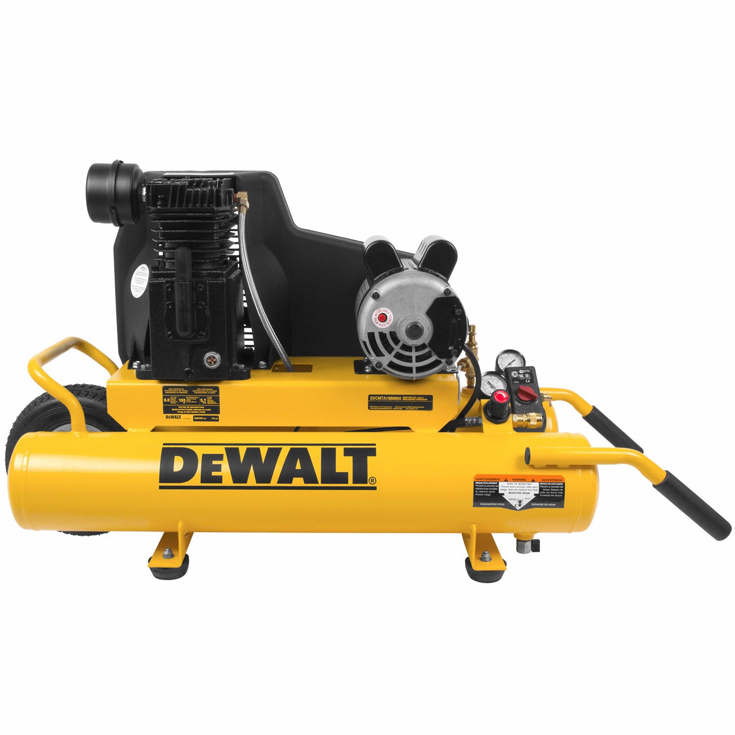 DEWALT, Quiet, Splash Lubricated, Portable Electric Air Compressor ...