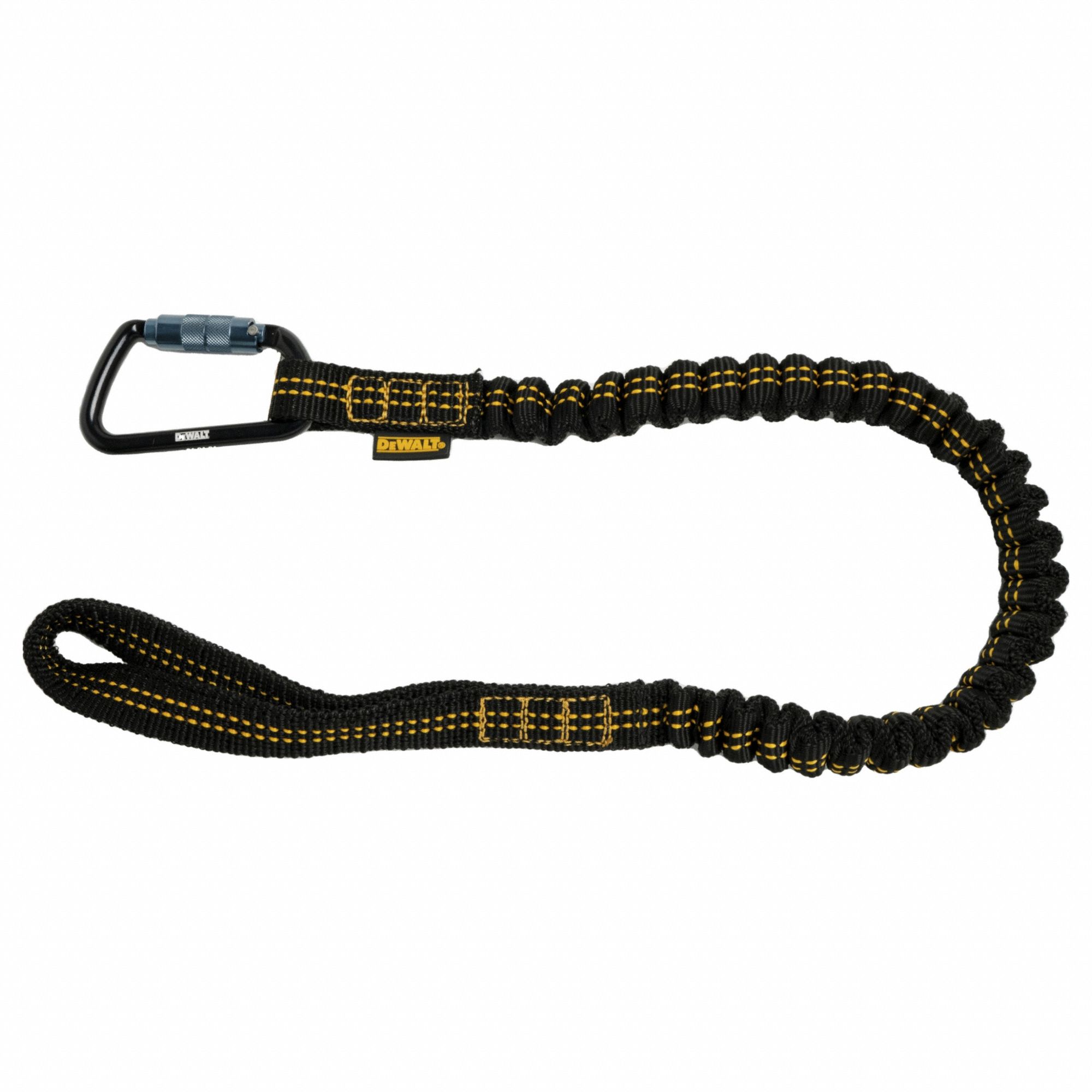 DEWALT, Black, Carabiner, Single Leg Tool Lanyard, 25 lb. capacity ...