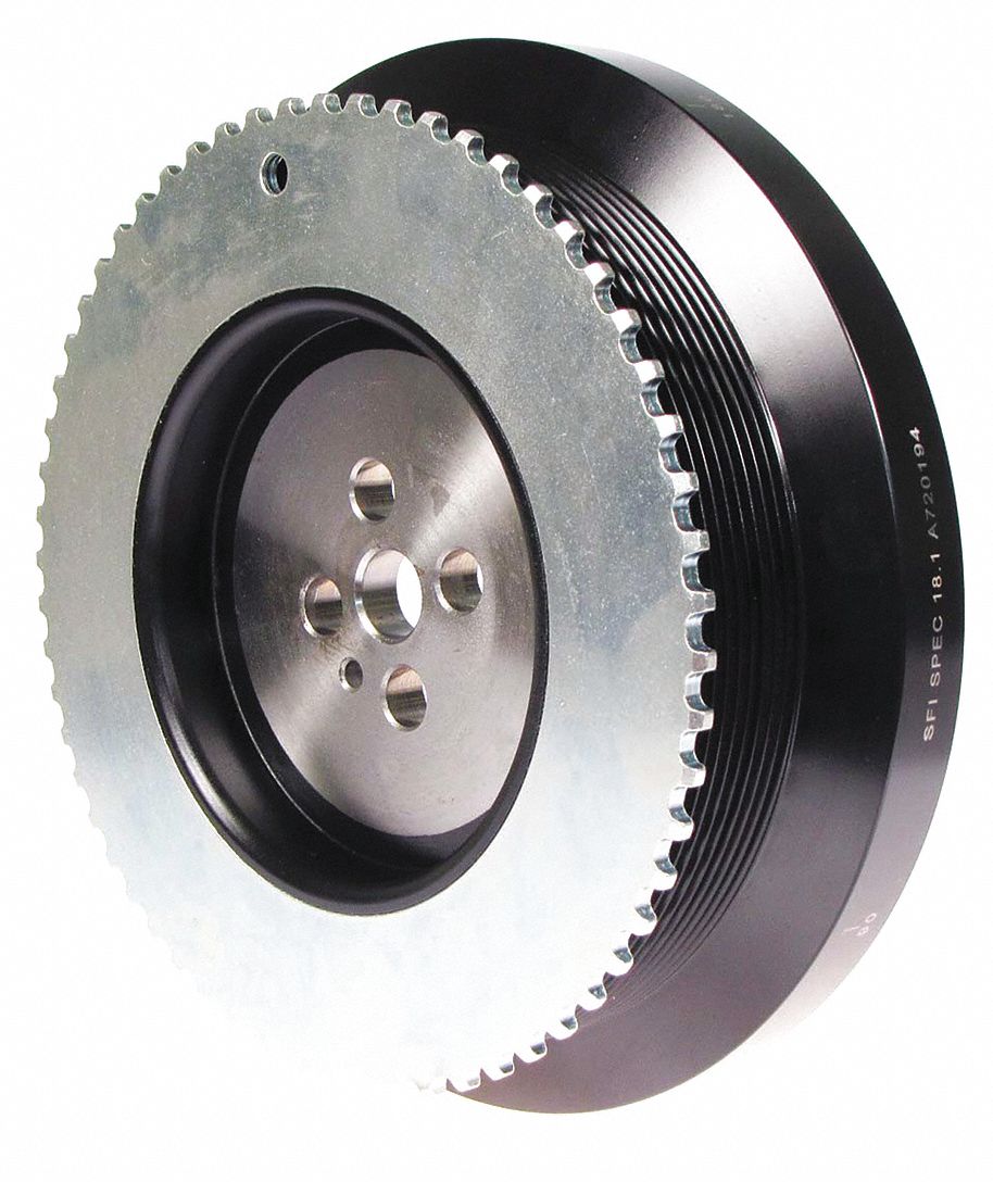 POWERBOND BY DAYCO HARMONIC BALANCER, AUTOMOTIVE, BLACK, 1 IN, 10 1/2 X ...