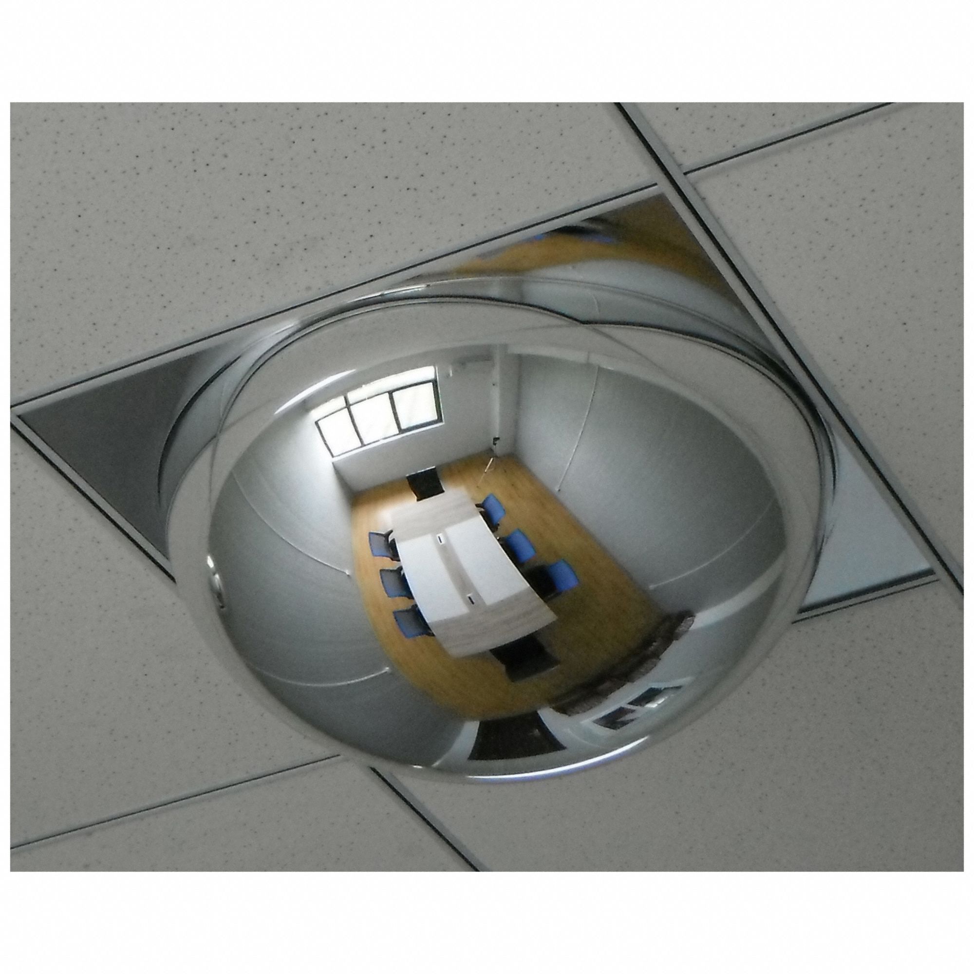 Acrylic, 24 in Dia, Dome Safety Mirror - 797ZZ3|D-DROP-24 - Grainger