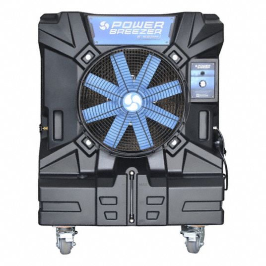 POWER BREEZER, 1,332 sq ft, 5-15P, Portable Evaporative Cooler - 819RX0 ...
