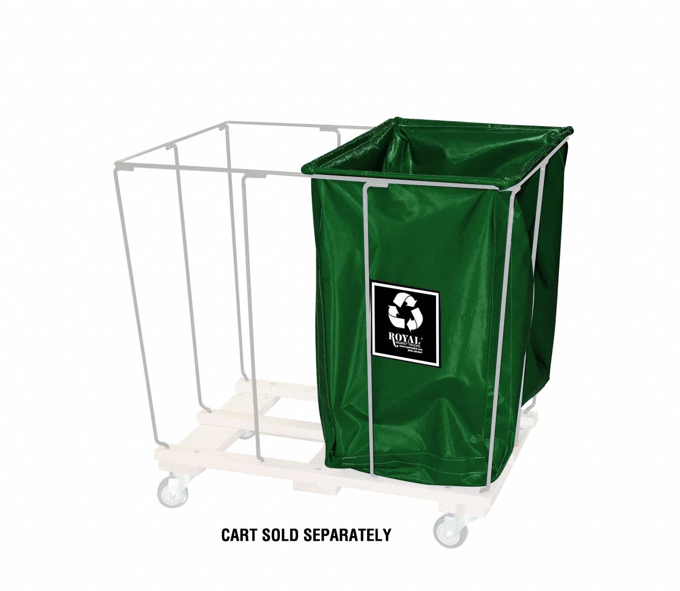ROYAL BASKET TRUCKS, Vinyl Liner, Green, Drop-In Divider - 824AP1|G16-EEX-E2N - Grainger