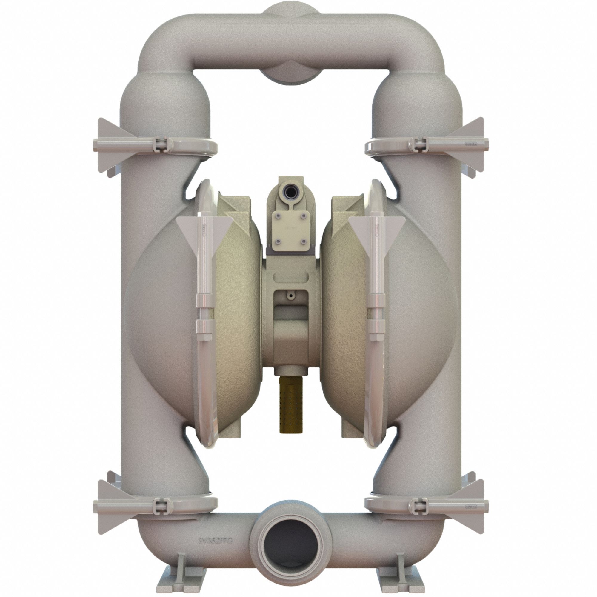VERSA-MATIC, Air, Stainless Steel, Air Operated Double Diaphragm Pump ...