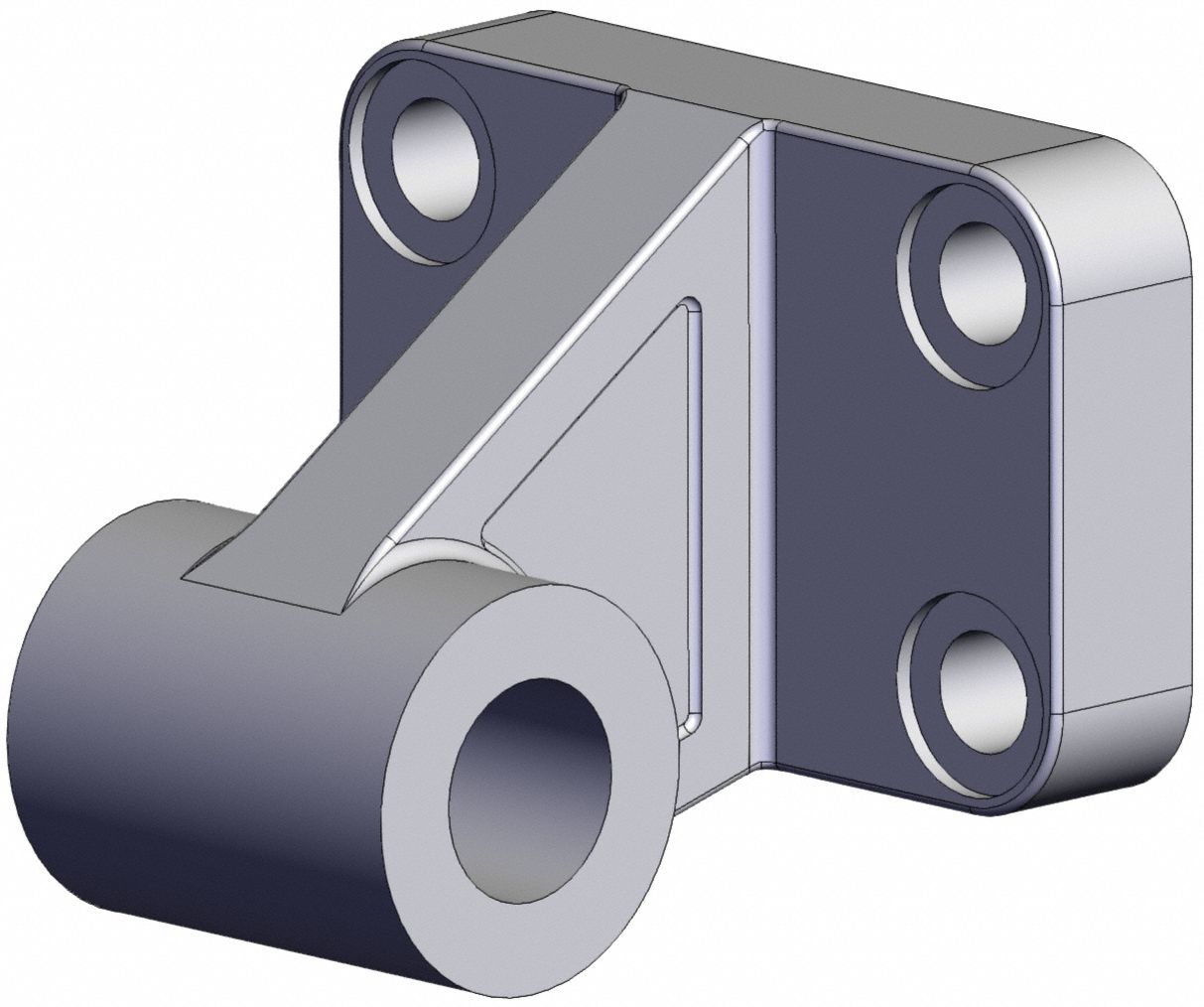 SMC, Clevis/Pivot Bracket, Fits 40 mm Bore Dia, Mounting Bracket ...