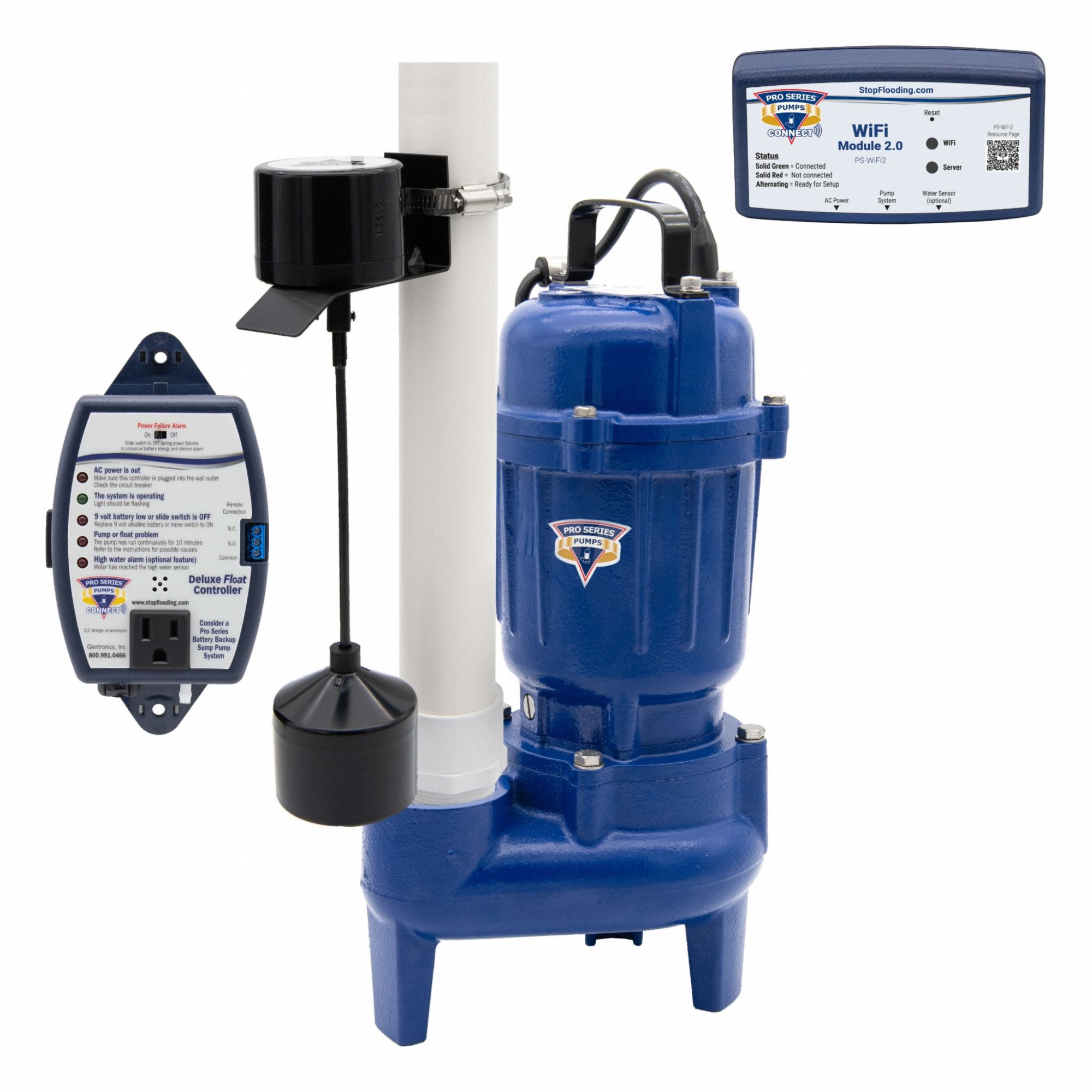 PRO SERIES PUMPS, Cast Iron, Single Phase, Sewage Ejector Pump - 858XG8 ...