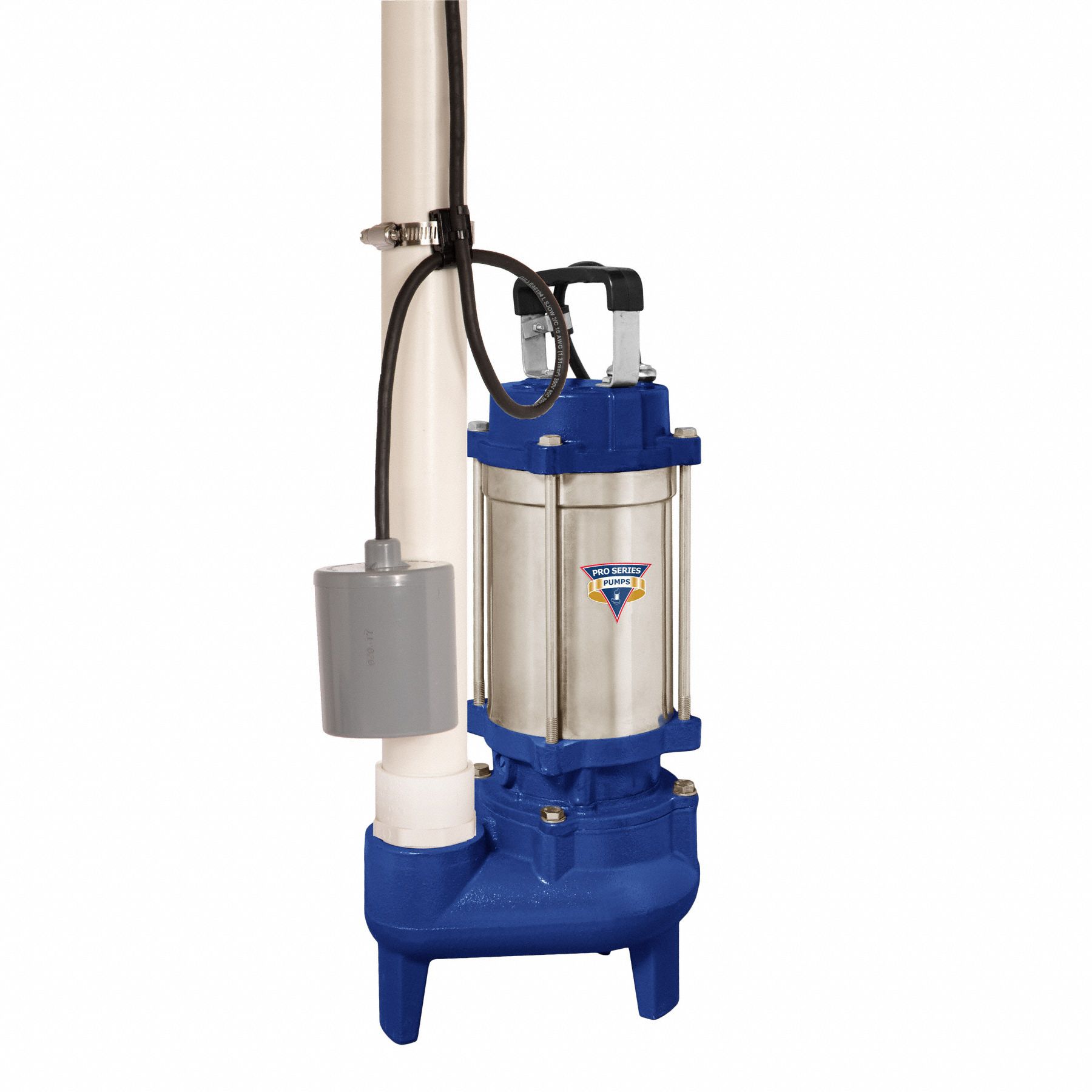 PRO SERIES PUMPS, Cast Iron, Single Phase, Sewage Ejector Pump - 858XH0 ...