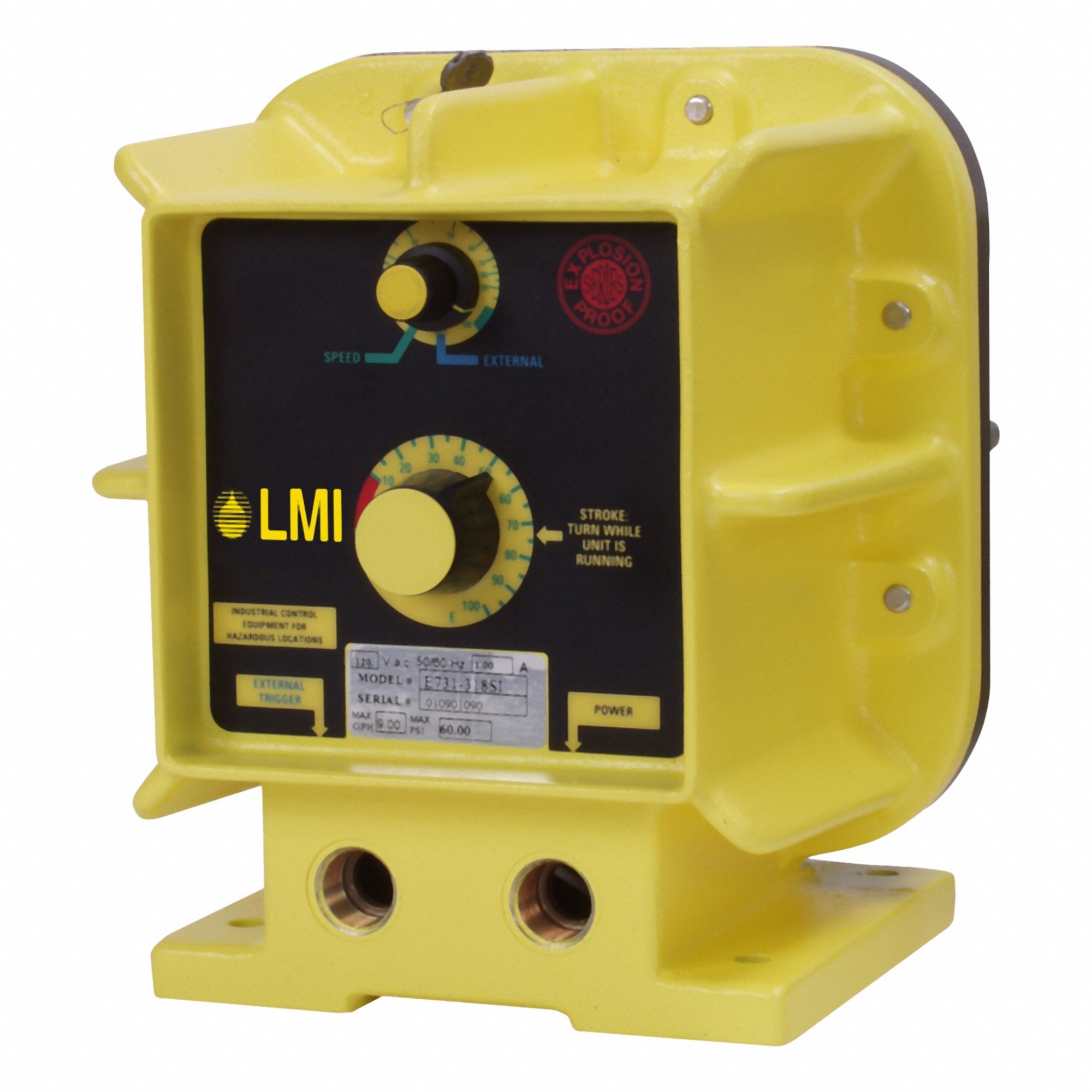 LMI PUMPS, E741-37, 316 Stainless Steel, Electronic Chemical Metering ...