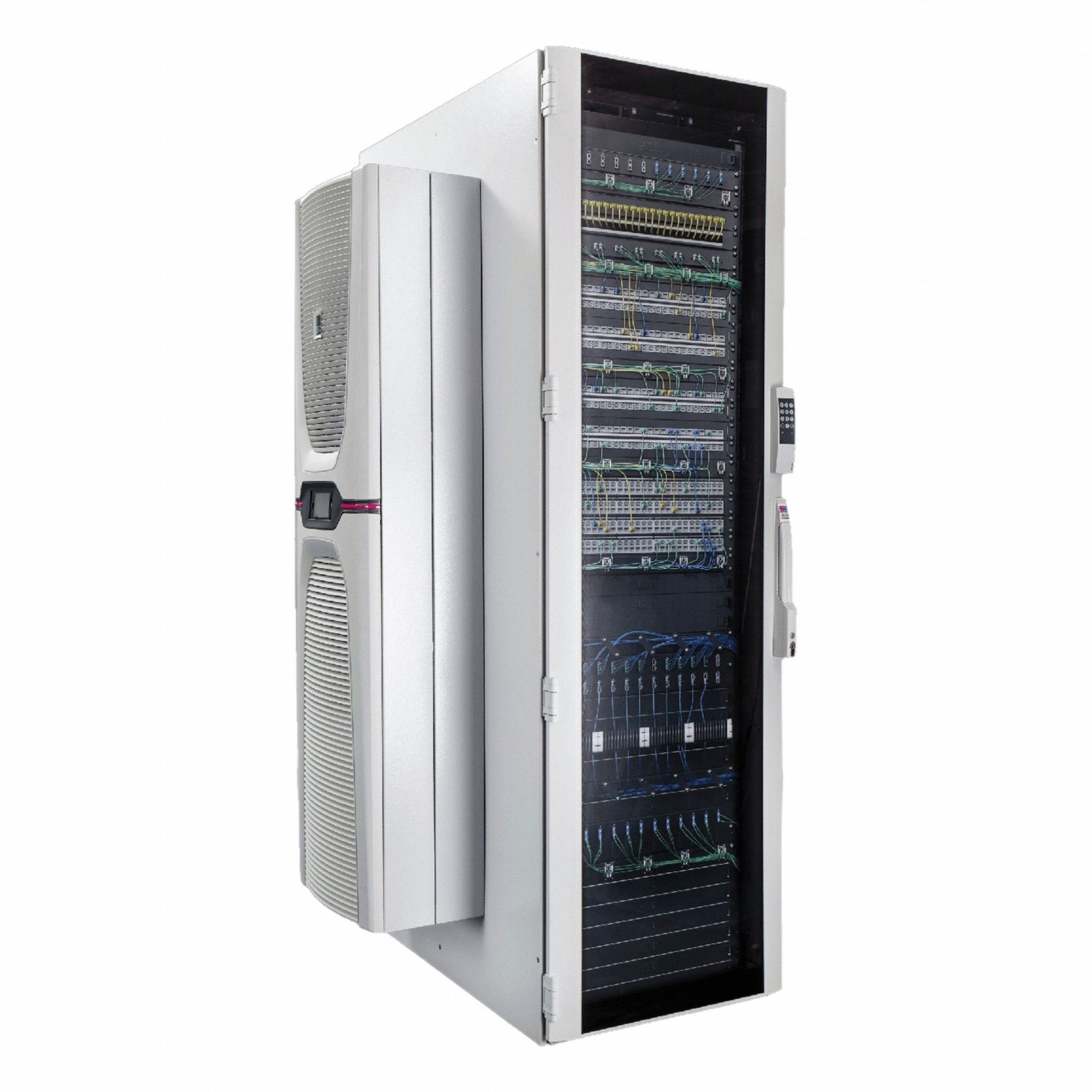 RITTAL, RiMatrix Blue e+, 2.6 kW Max Rated IT Load, Micro Data Center ...