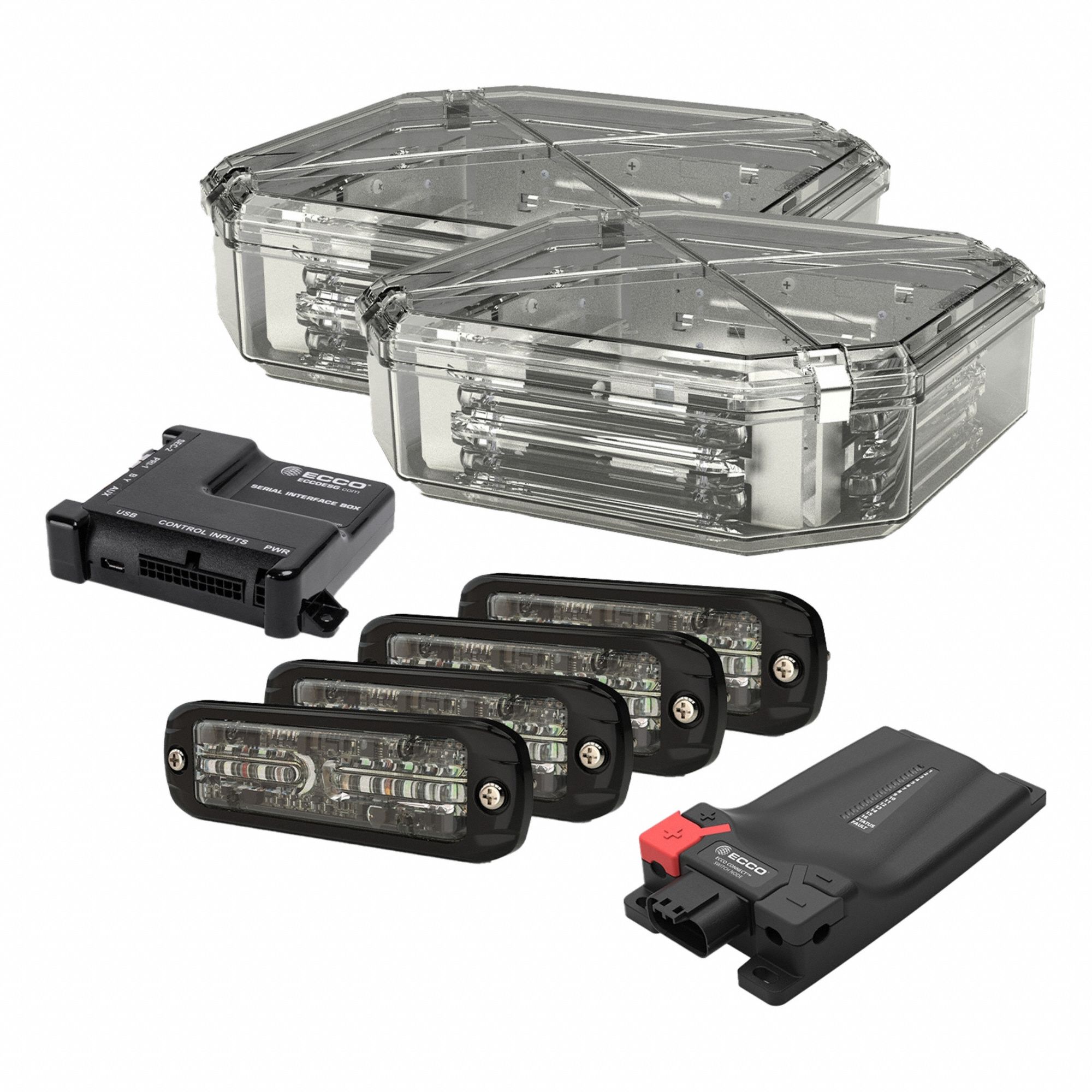 Ecco Square Flood Vehicle Work Light 860gk5 Ew2421h Grainger