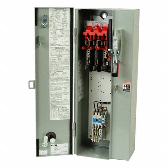 EATON, Fusible Disconnect, 3 Poles, NEMA Combination Starter - 40Z818 ...