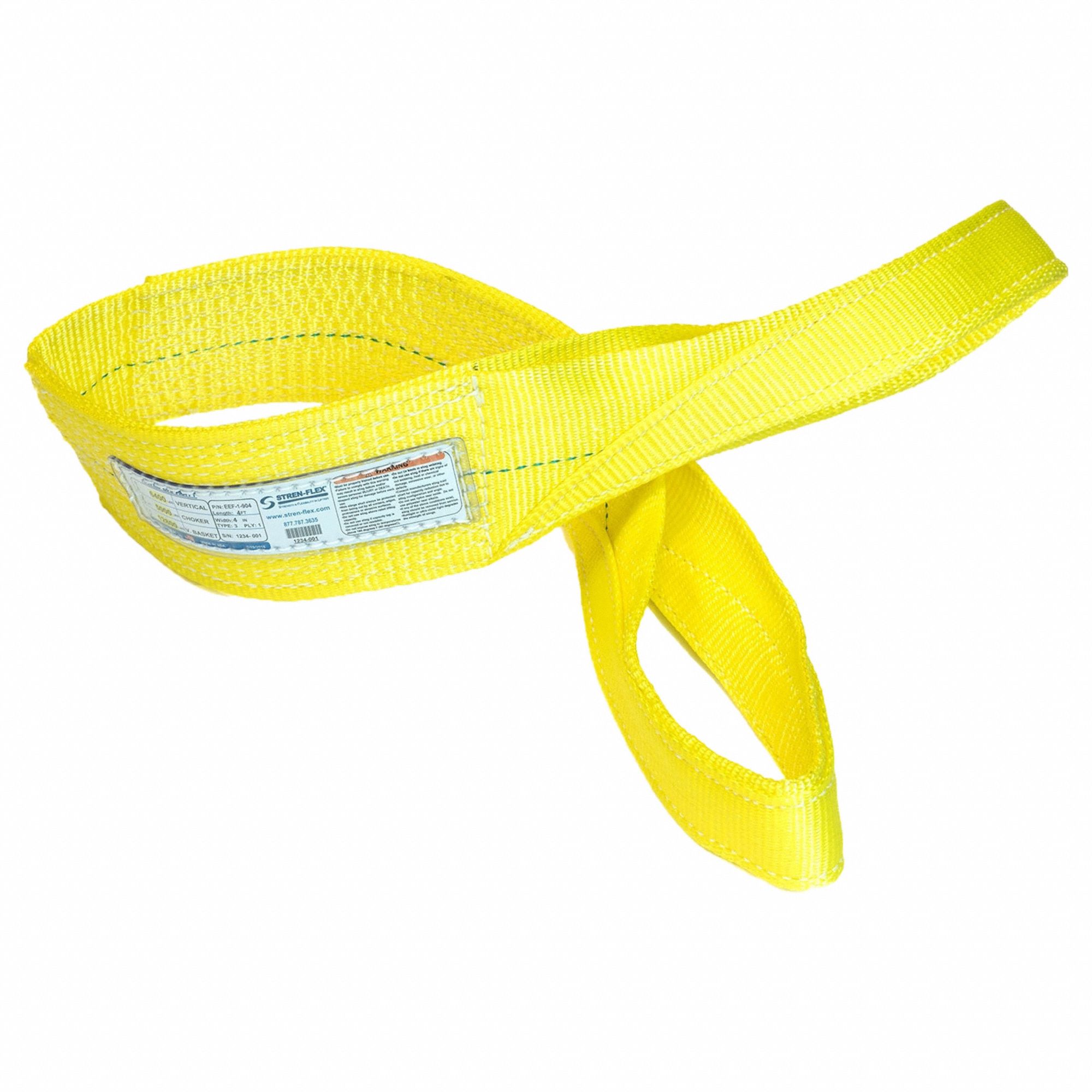 STREN-FLEX, Type 3, Polyester, Web Sling - 816G69|EEF-1-903PHV-08 ...