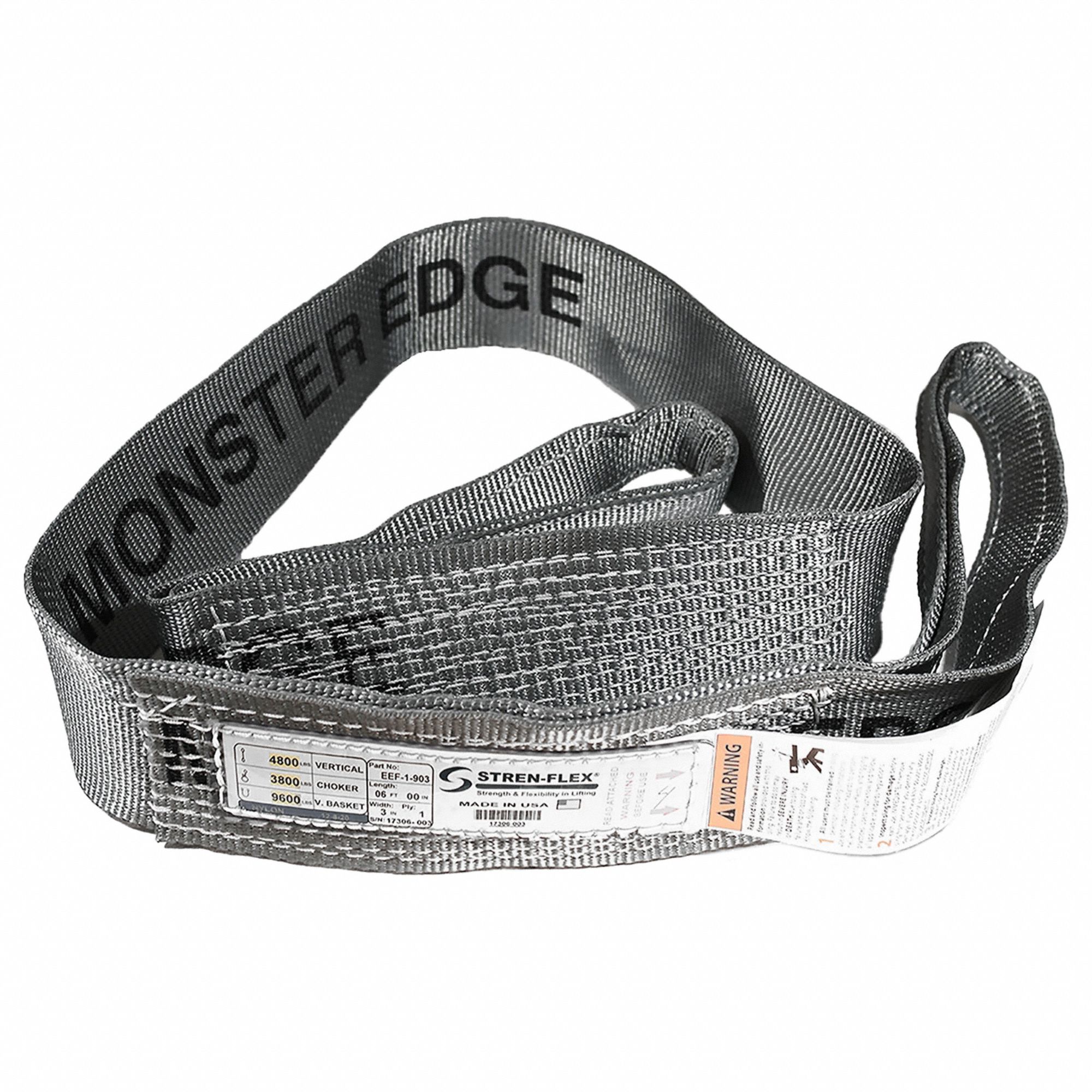 STREN-FLEX, Type 3, Nylon, Web Sling - 816K15|EEF-1-906ME-08 - Grainger