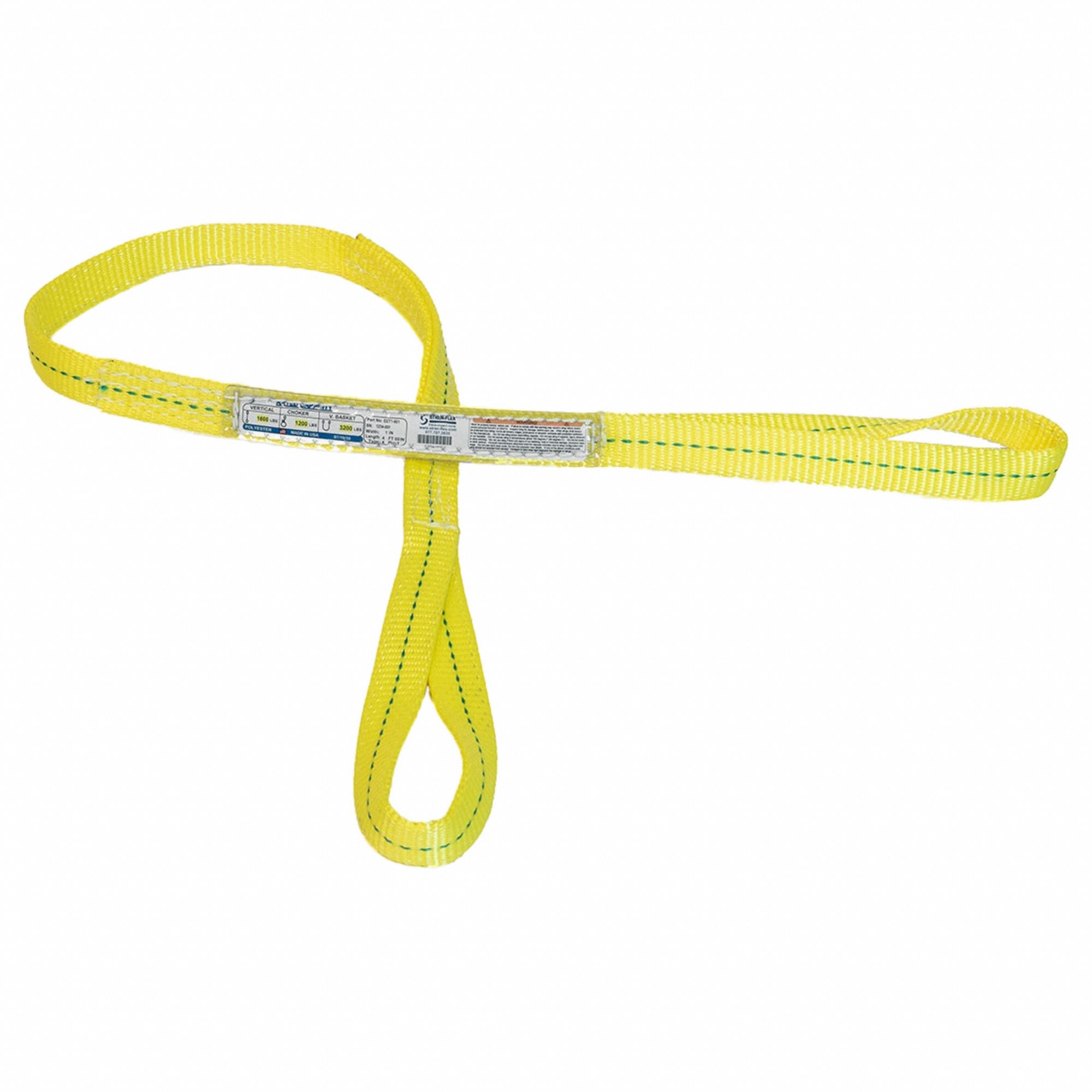 STREN-FLEX, Type 4, Polyester, Web Sling - 816GD7|EET-1-901PHV - Grainger