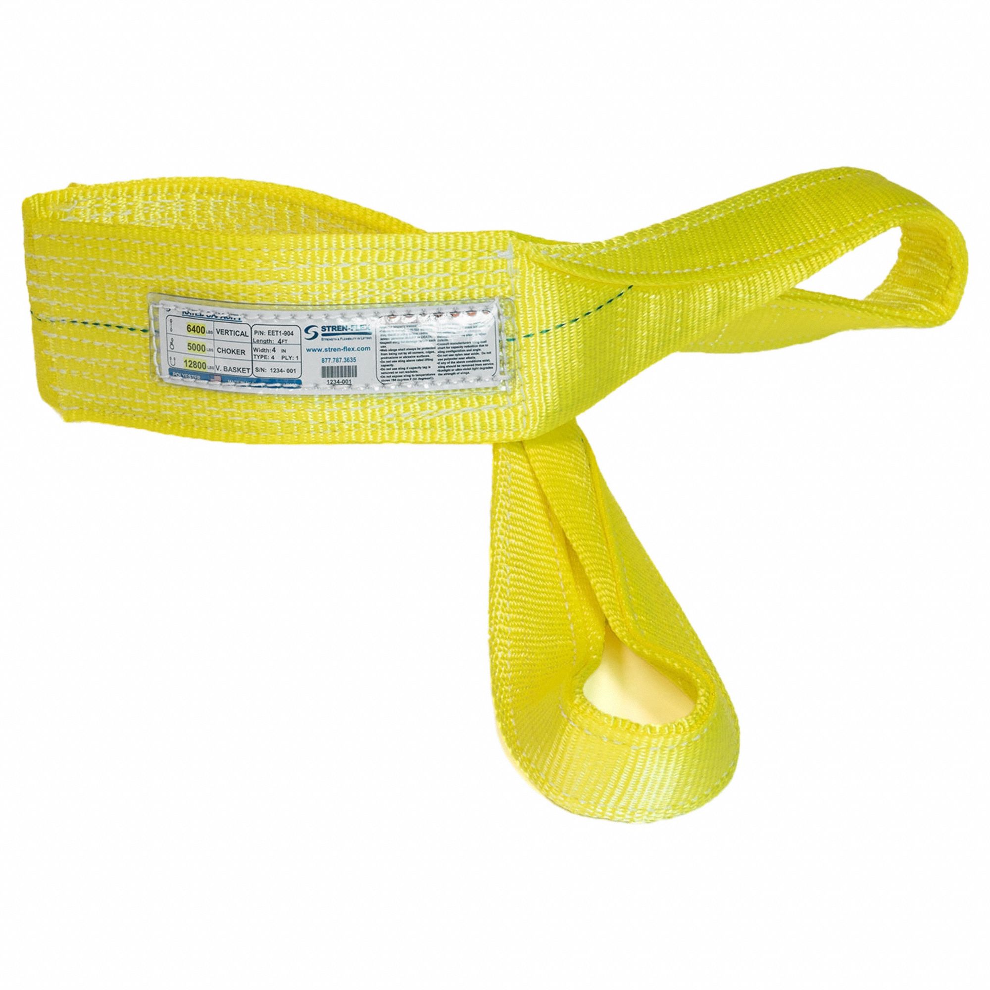 STREN-FLEX, Type 4, Polyester, Web Sling - 816GF8|EET-1-903PHV - Grainger