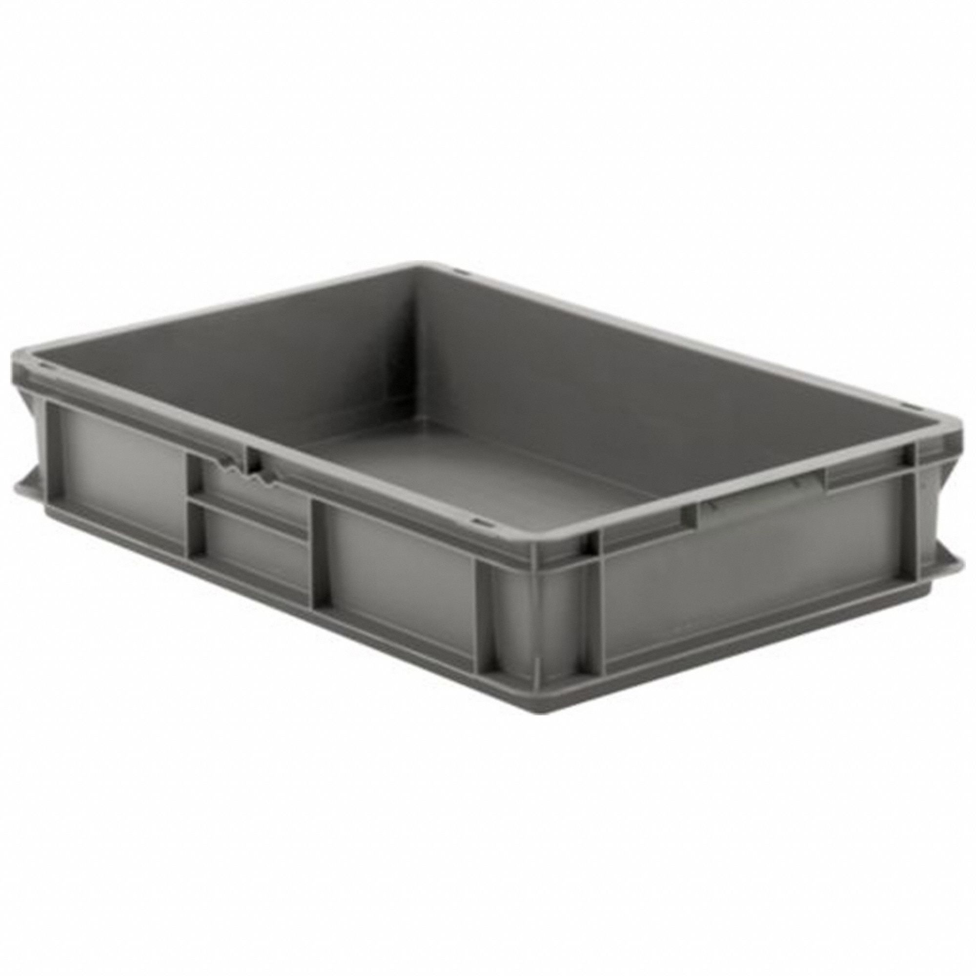 SSI SCHAEFER, 6.1 gal, 23 3/4 in x 15 3/4 in x 4 3/4 in, Straight Wall ...