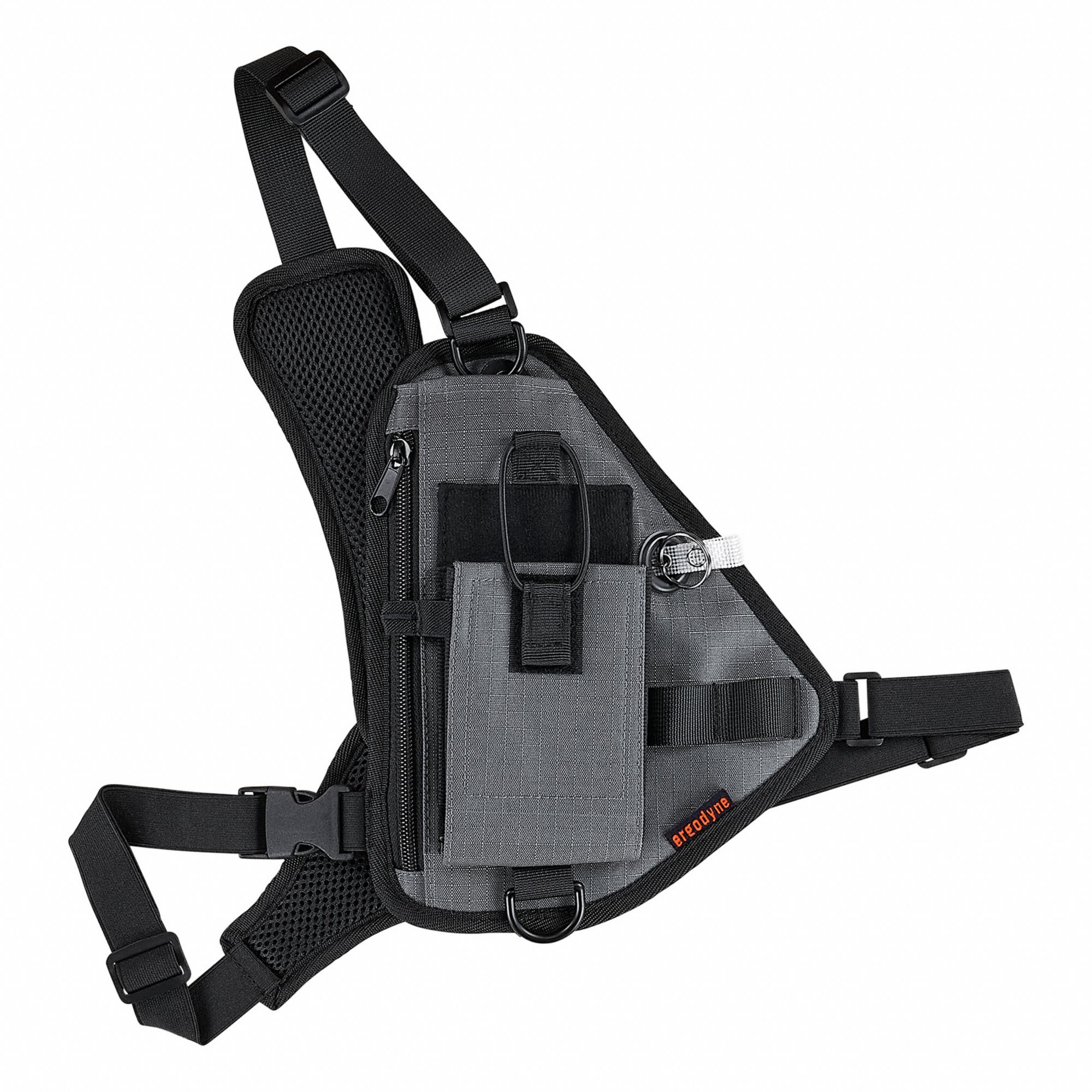 SQUIDS BY ERGODYNE BARCODE SCANNER CHEST HARNESS ,GRAY, - EGO19256 ...