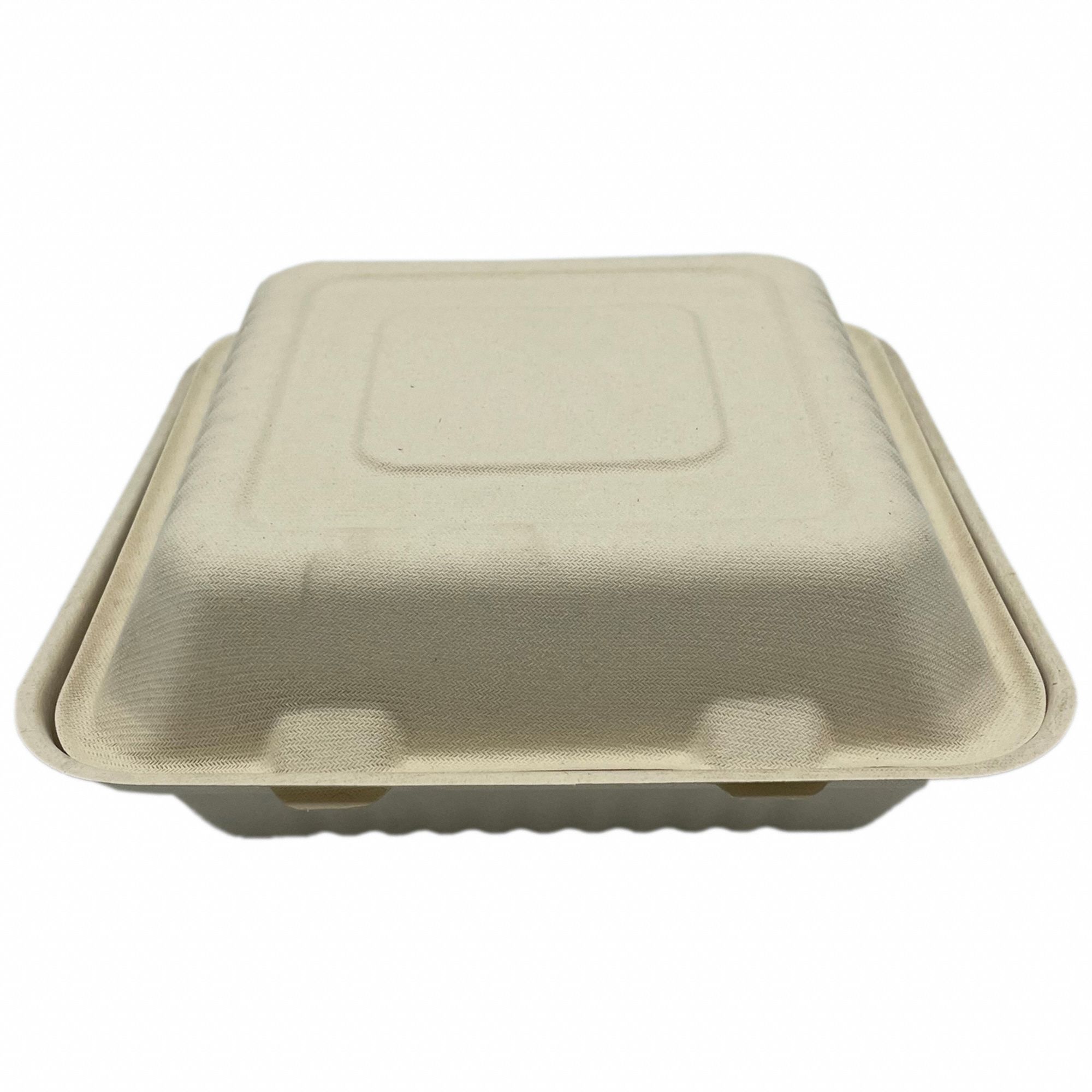 Ivory, Hinged Lid Container Container, Disposable Carry-Out Food ...