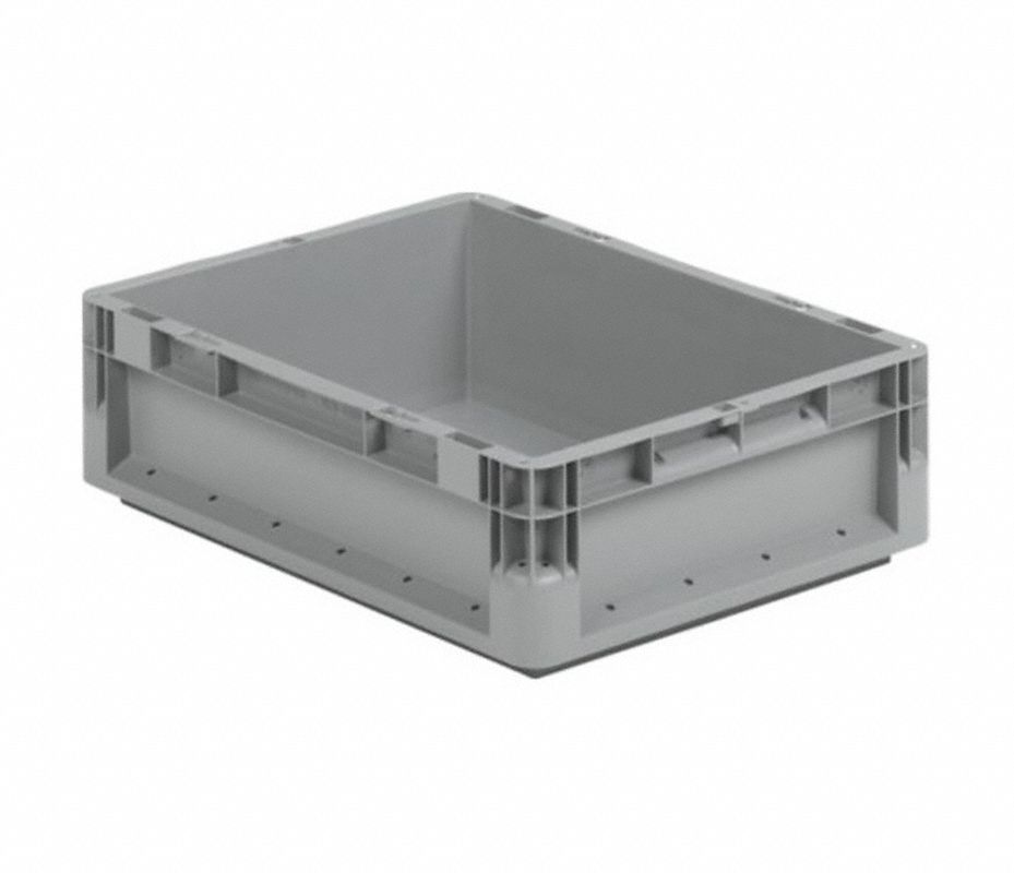 SSI SCHAEFER Contenedor de Pared Rígida, Sólida, No, Plástico - 49H886 ...