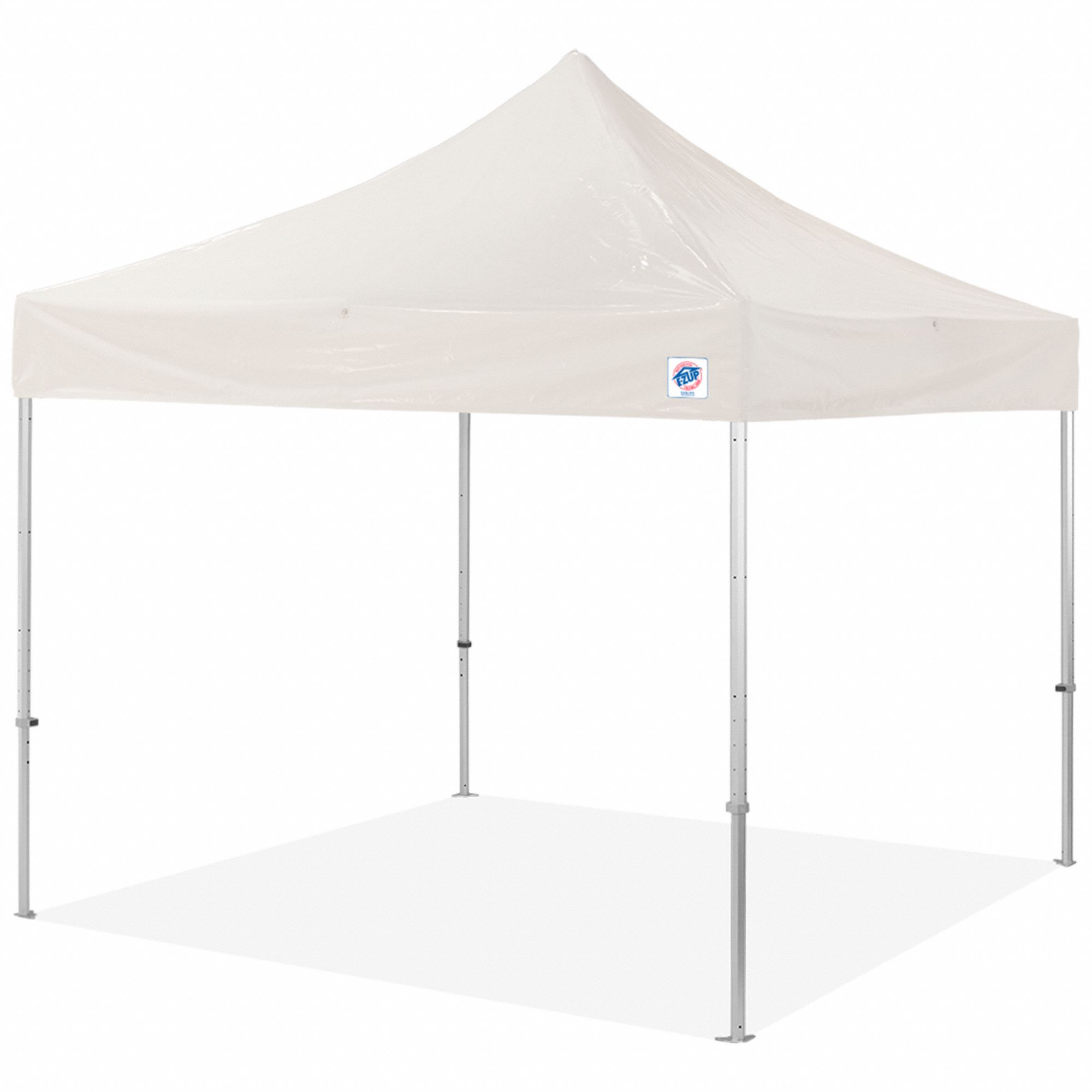 E-Z UP, 13 ft Overall Lg, 13 ft Overall Wd, Drive-Through Shelter ...
