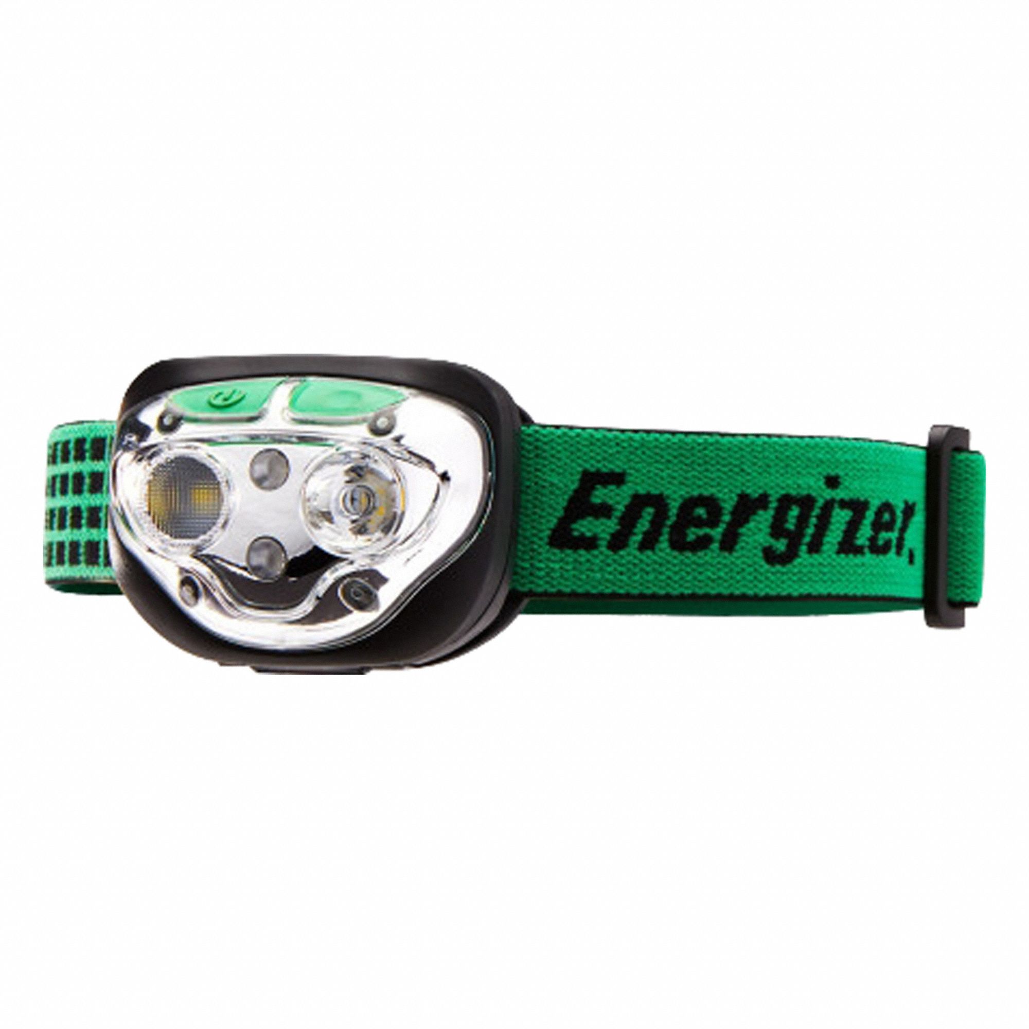 ENERGIZER, 400 lm Max Brightness, 80 m Max Beam Distance, Headlamp ...