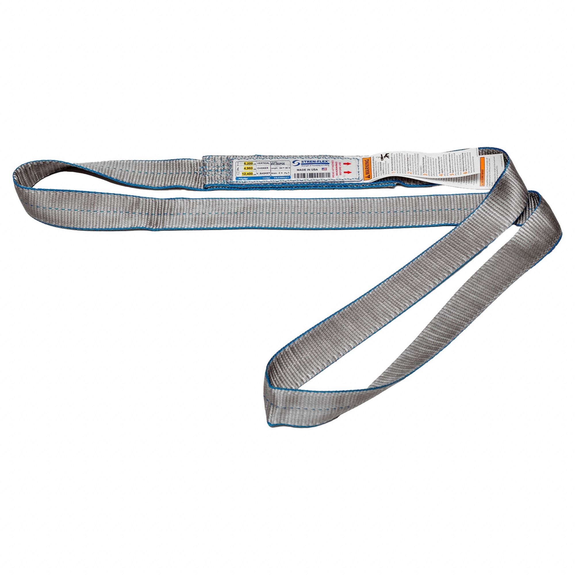 STREN-FLEX, Type 5, Polyester, Web Sling - 816HU8|EN2-901PGE-04 - Grainger